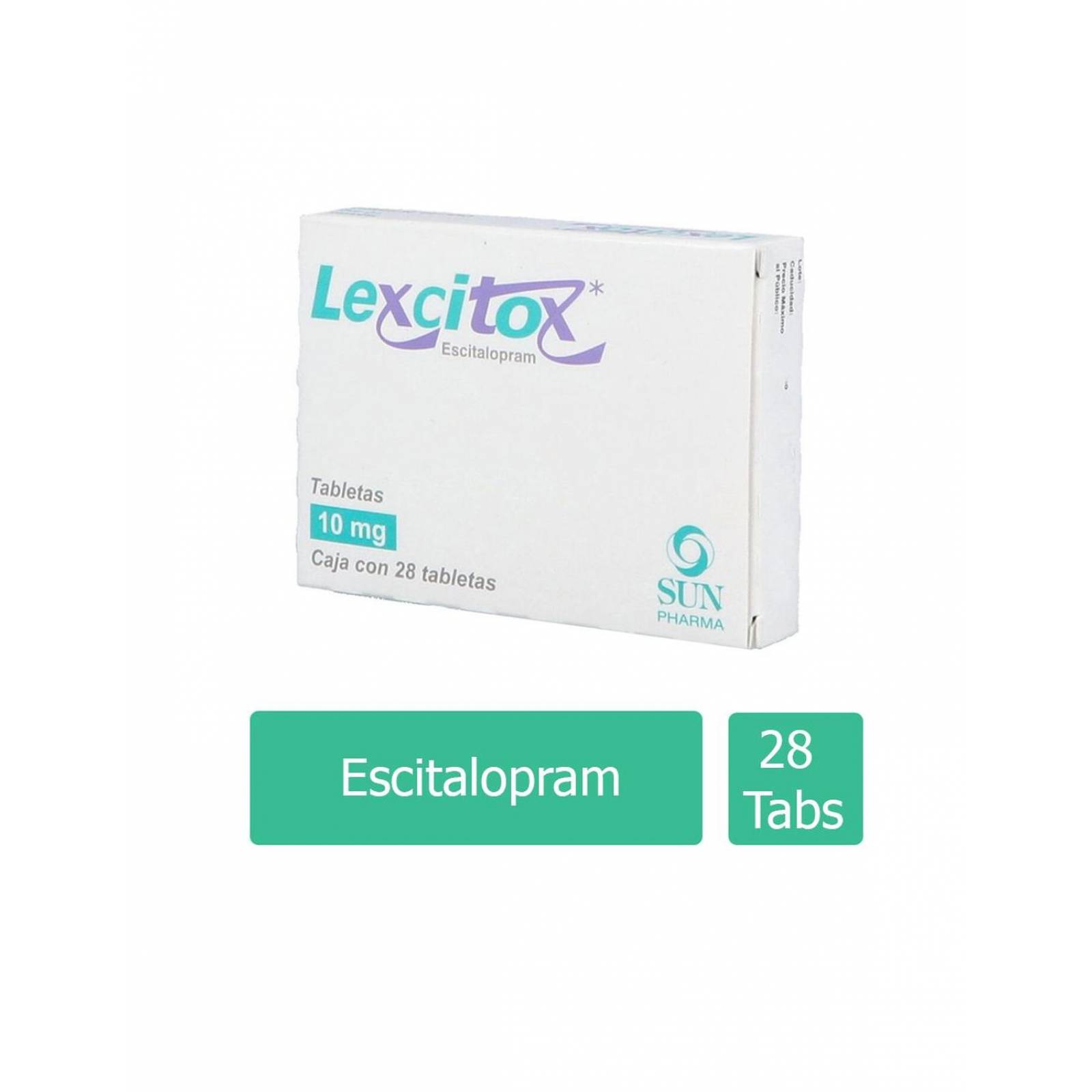 Lexcitox 10 mg Caja Con 28 Tabletas