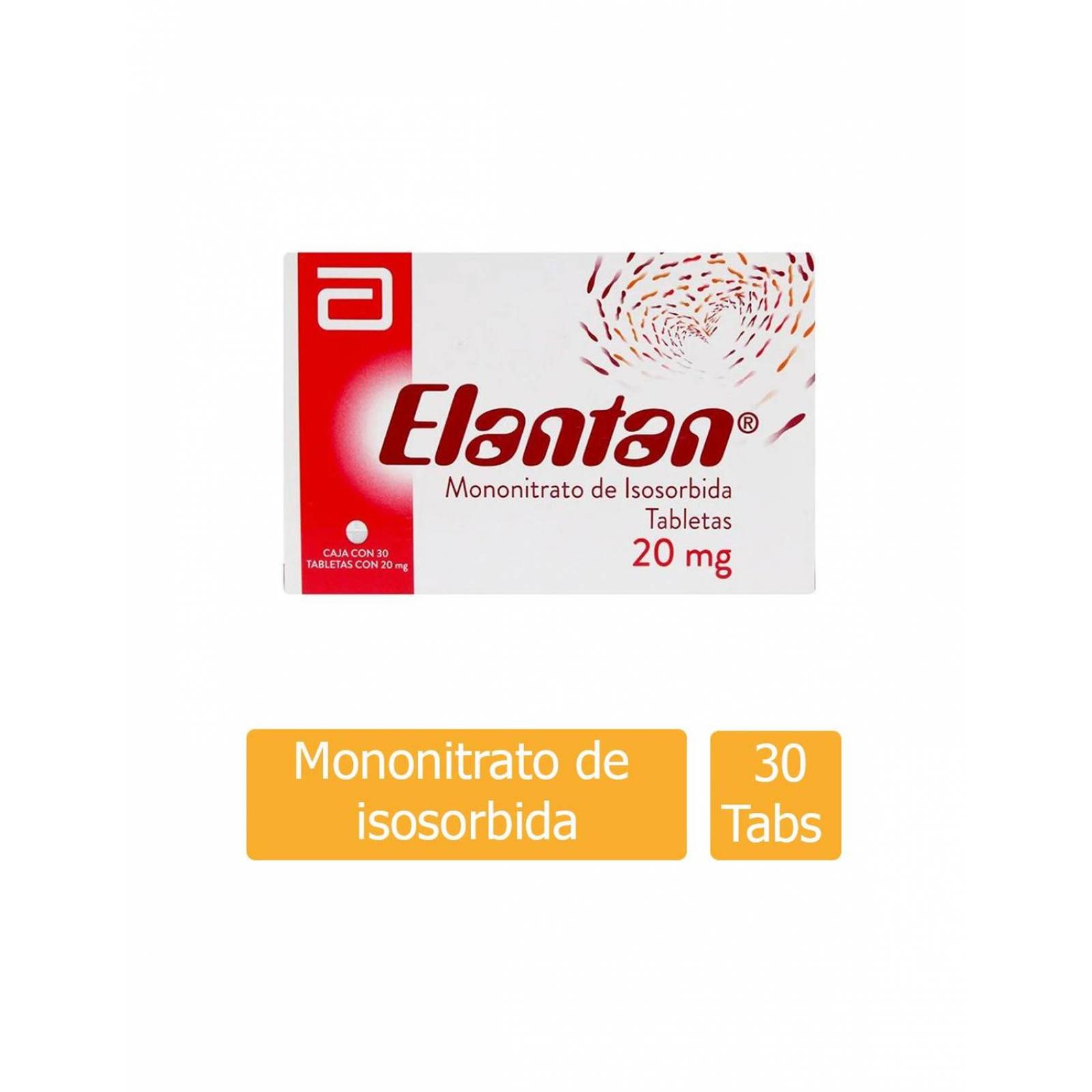 Elantan 20 mg Caja Con 30 Tabletas