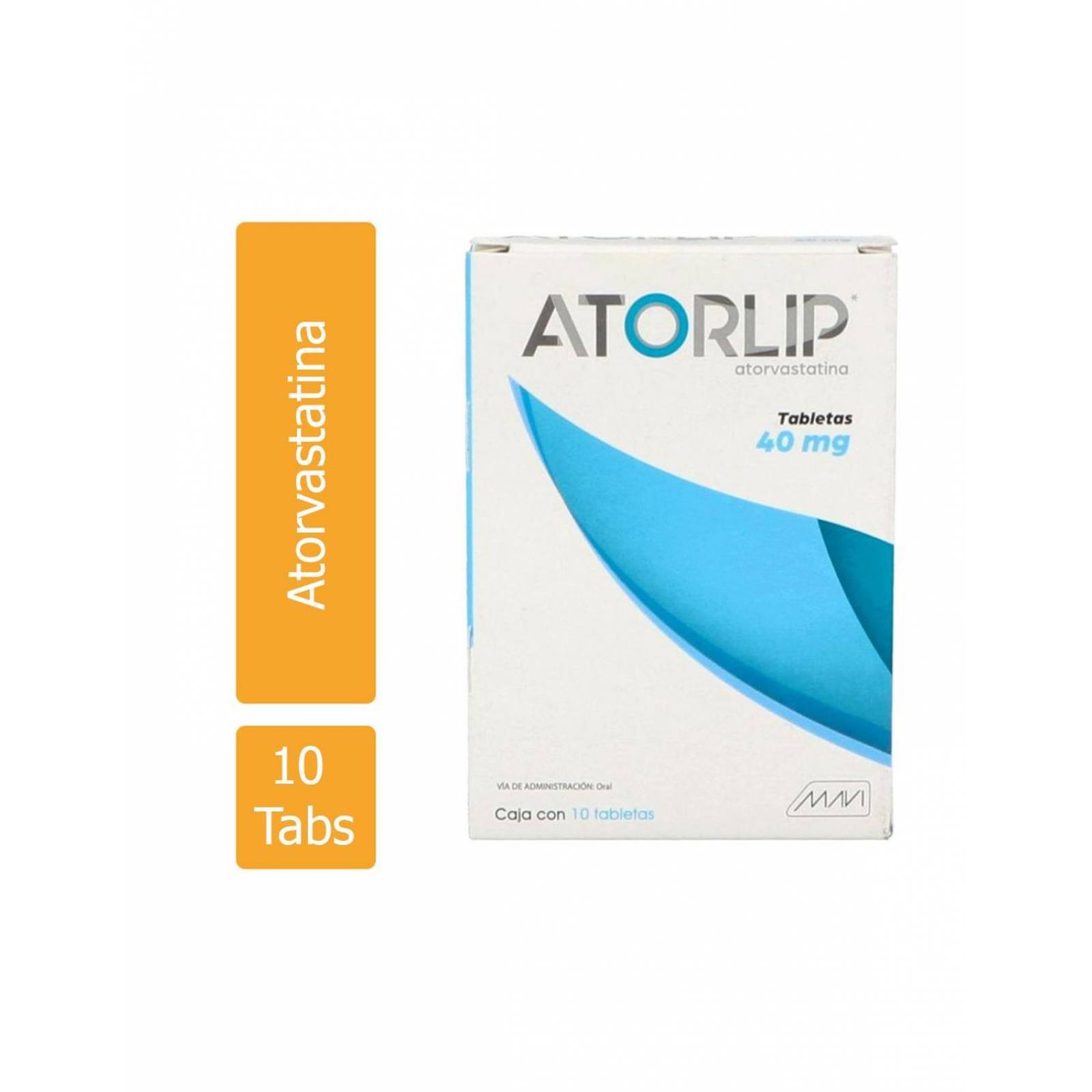 Atorvastatina 40 mg Caja Con 10 Tabletas