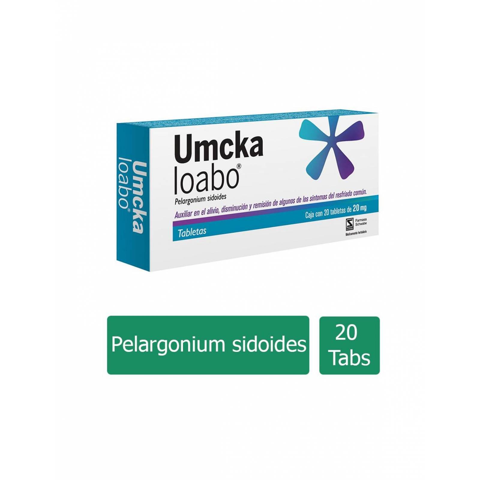 FRM-Umckaloabo 20 mg Caja Con 20 Tabletas