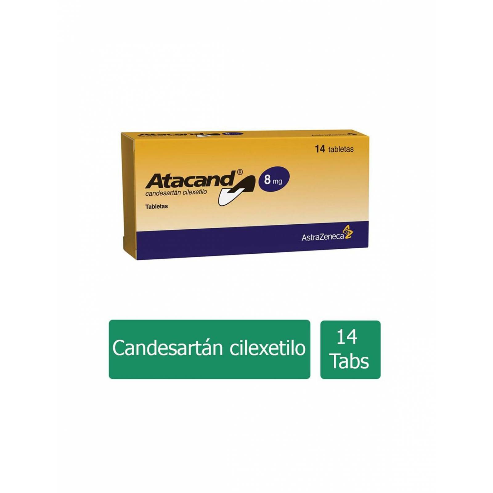 Atacand 8 mg Caja Con 14 Tabletas
