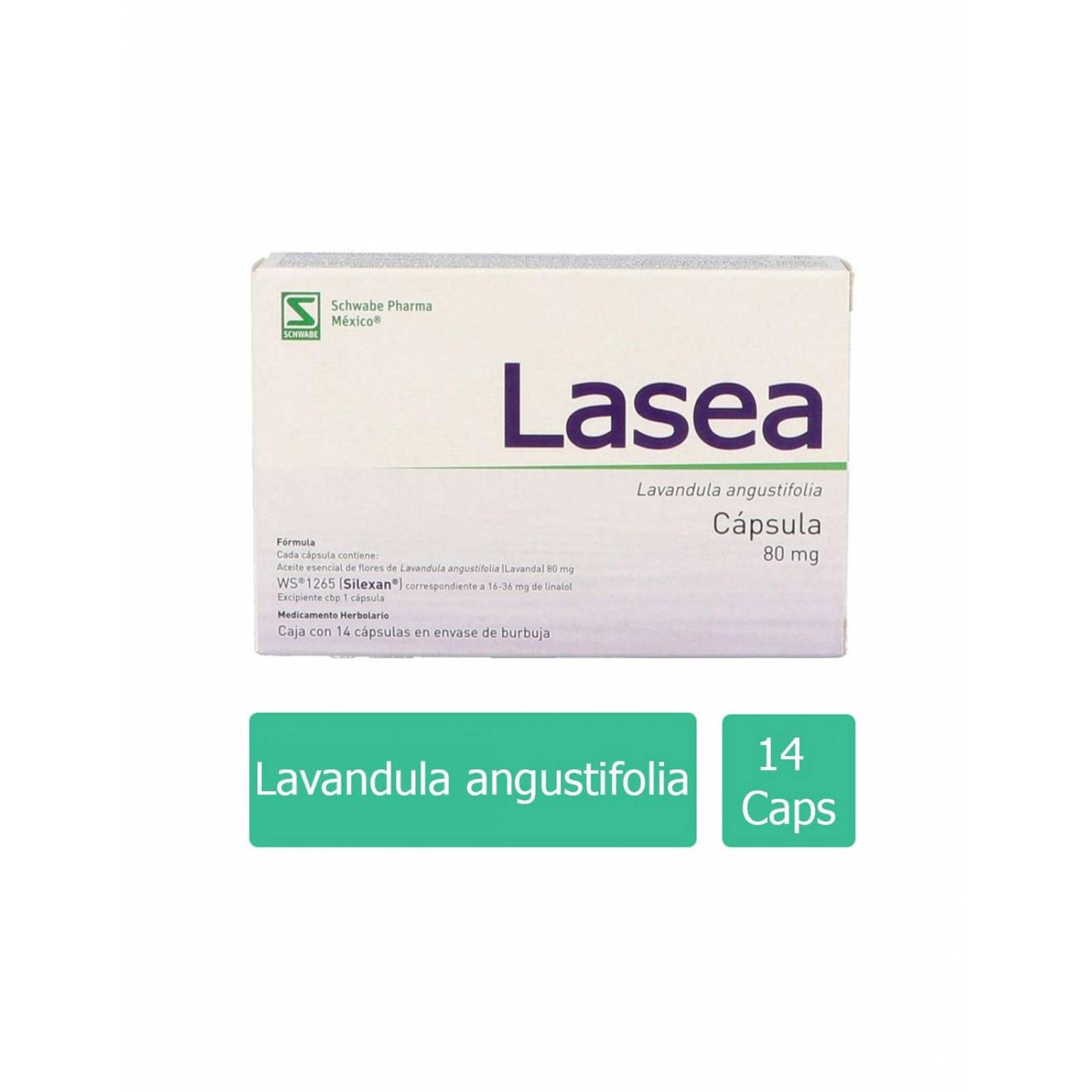 Lasea 80 mg Caja Con 14 Cápsulas