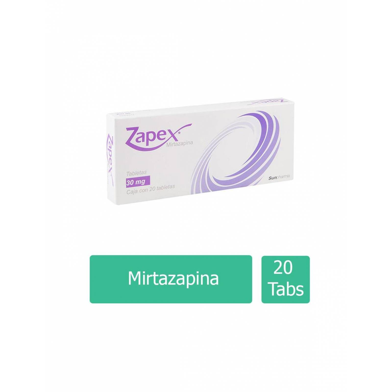 Zapex 30 mg Caja Con 20 Tabletas