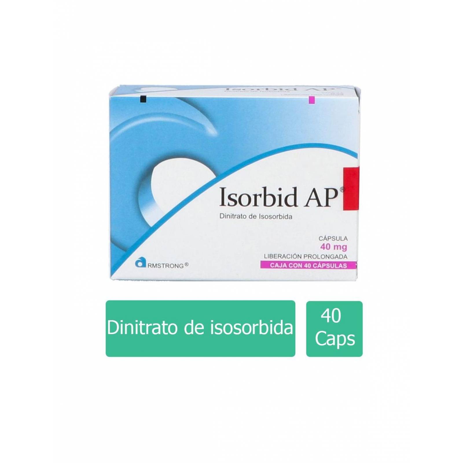 Isorbid AP 40 mg Caja Con 40 Cápsulas