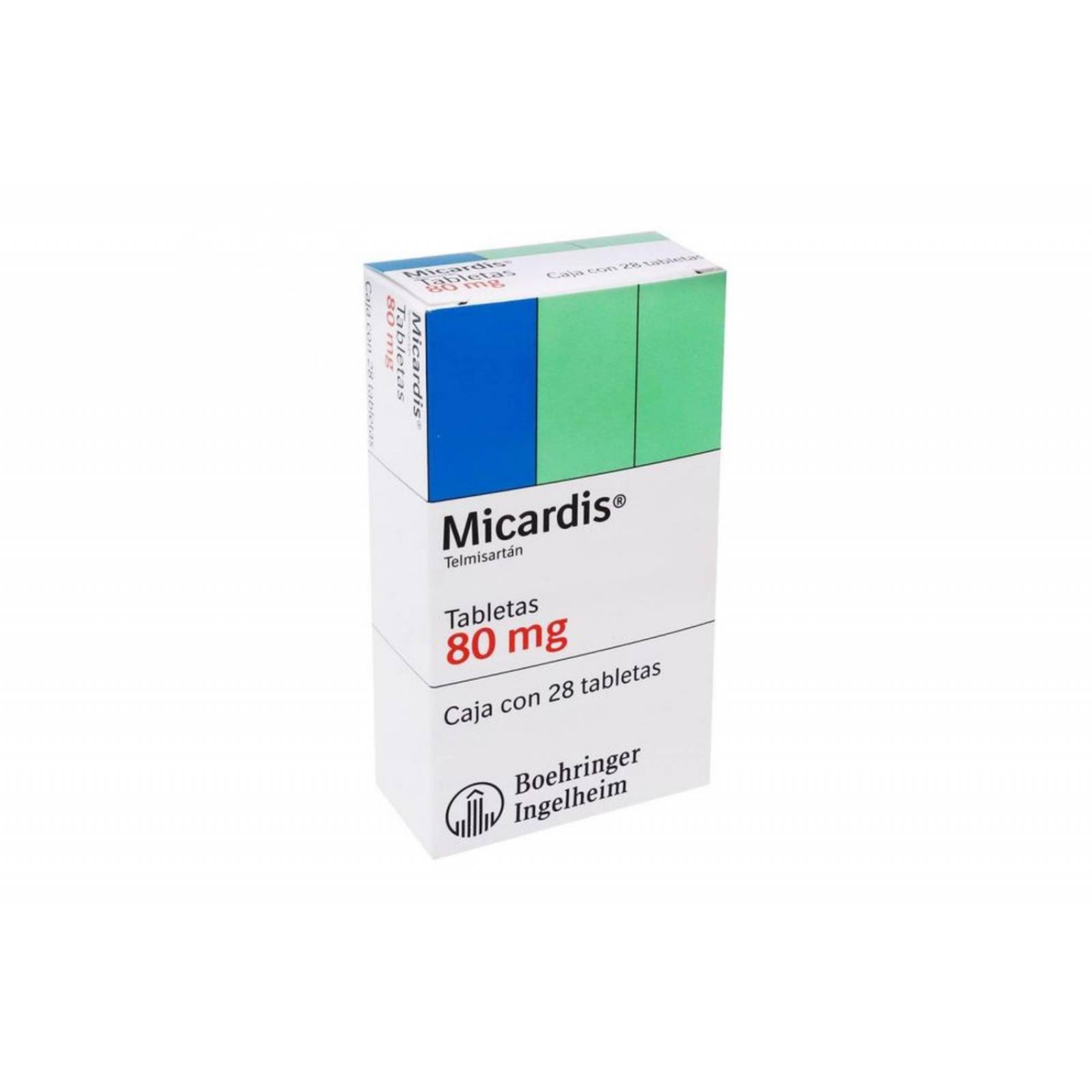Micardis 80 mg Caja con 28 Tabletas