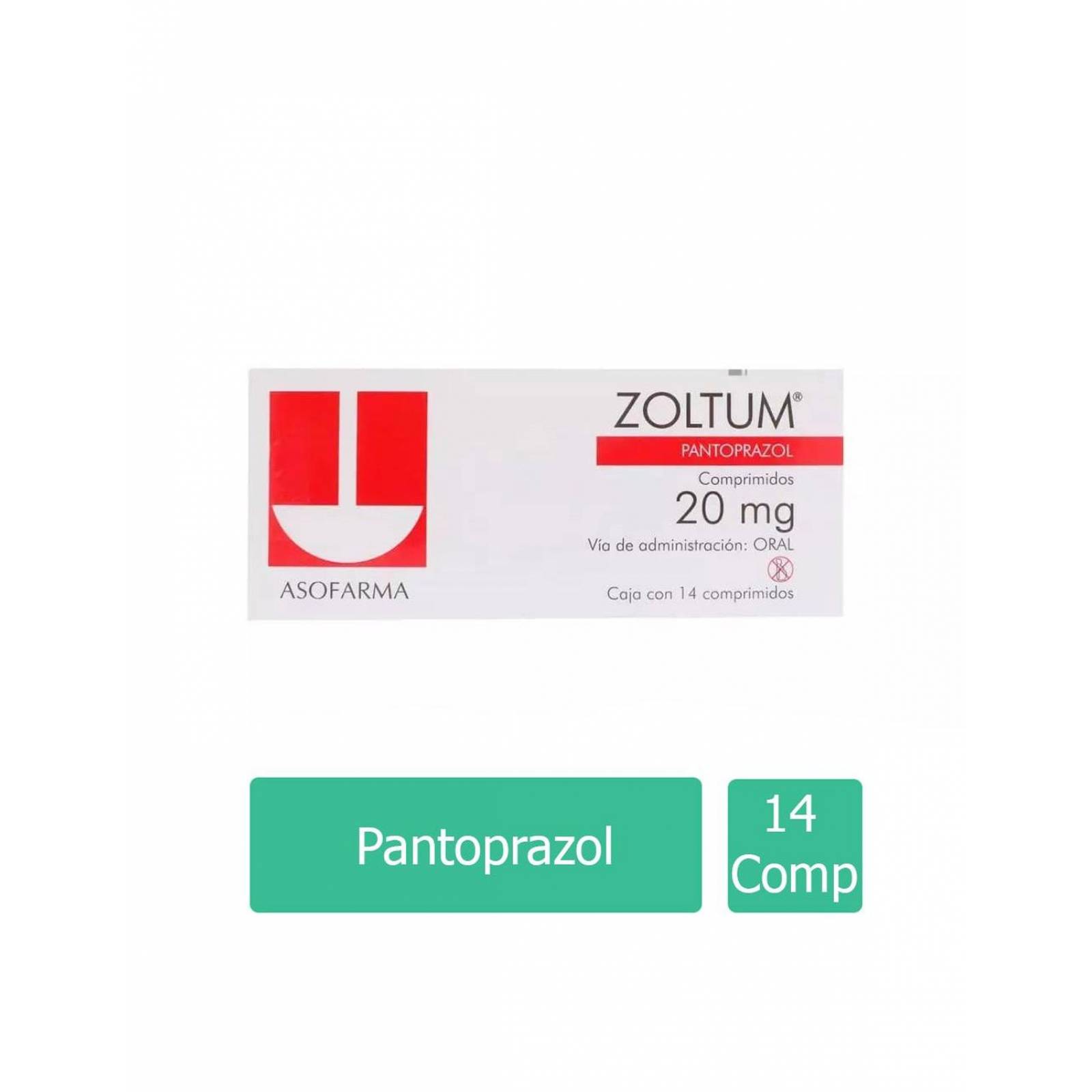 Zoltum 20 mg Caja Con 14 Comprimidos