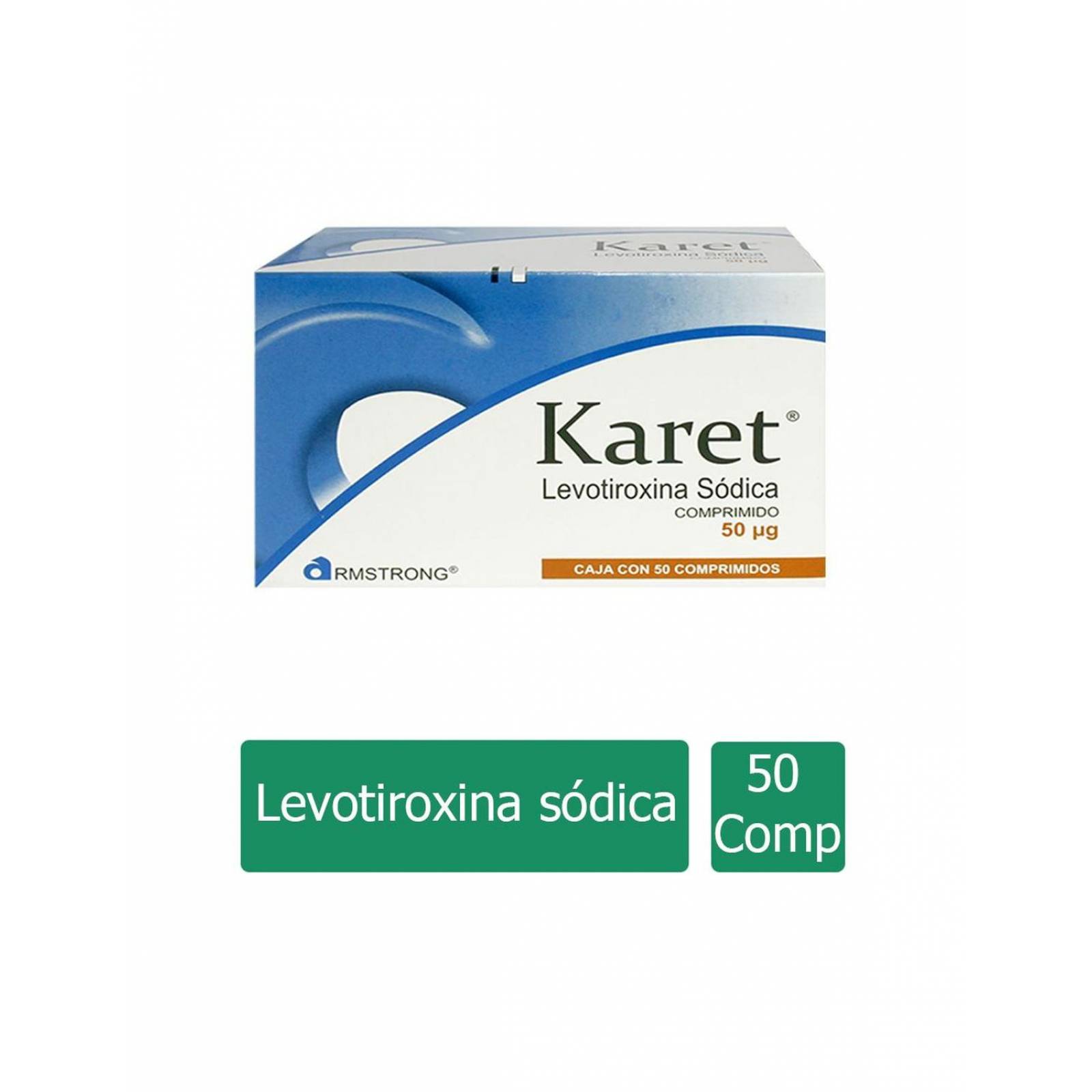 Karet 50 mg Caja Con 50 Comprimidos