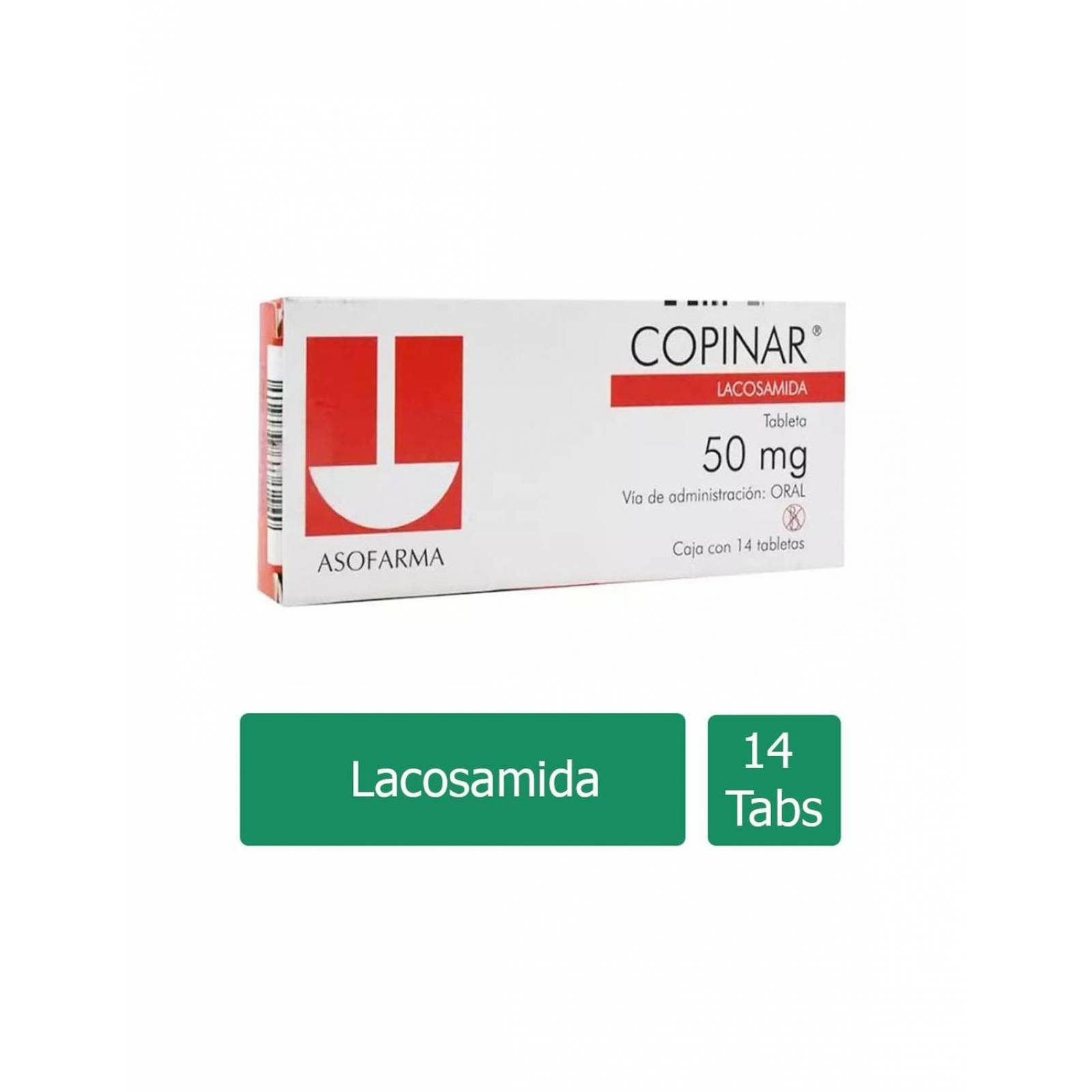 Copinar 50 mg Caja Con 14 Tabletas
