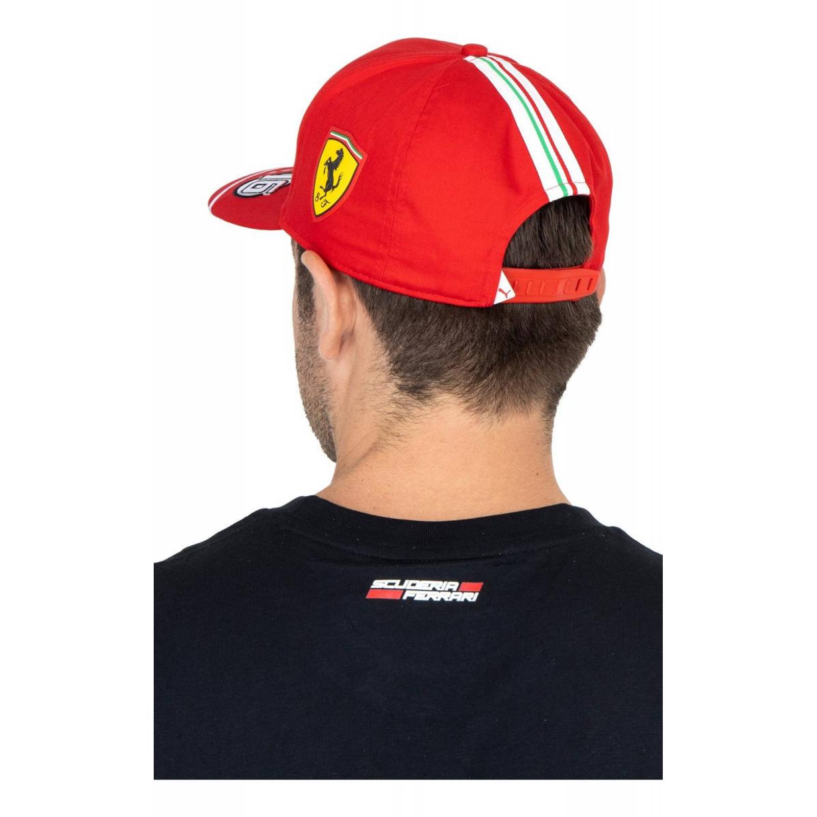 Gorra Scuderia Ferrari Charles Leclerc Roja F1 2020