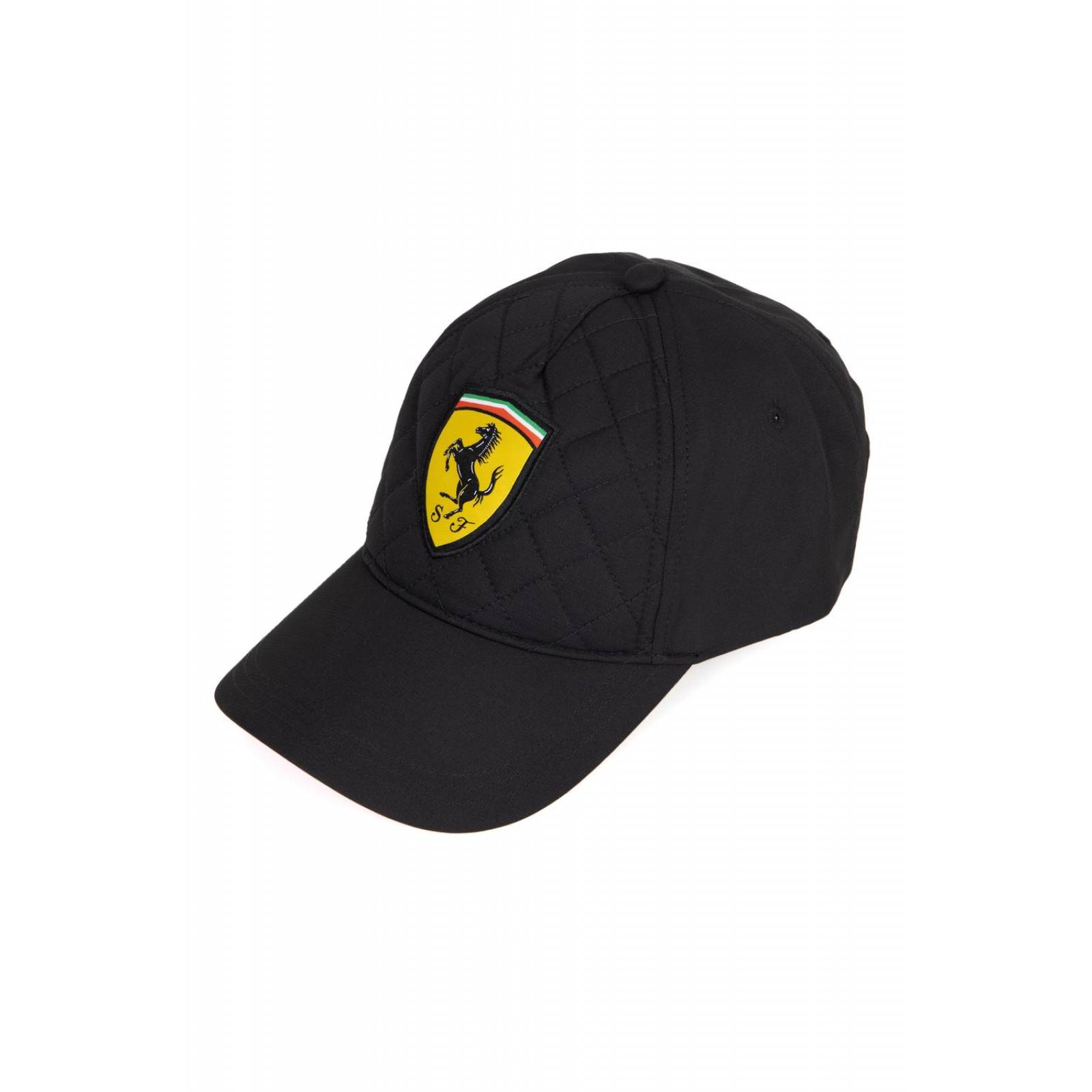 GORRA QUILT SCUDERIA FERRARI NEGRA