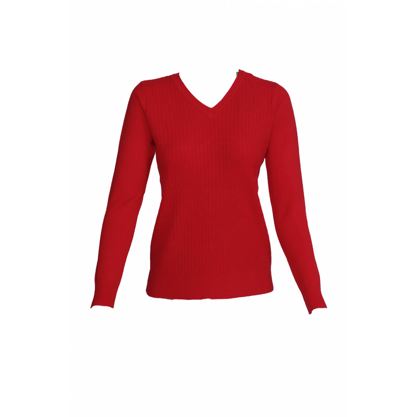 Sueter cerrado cuello V Banana Limon C12-294