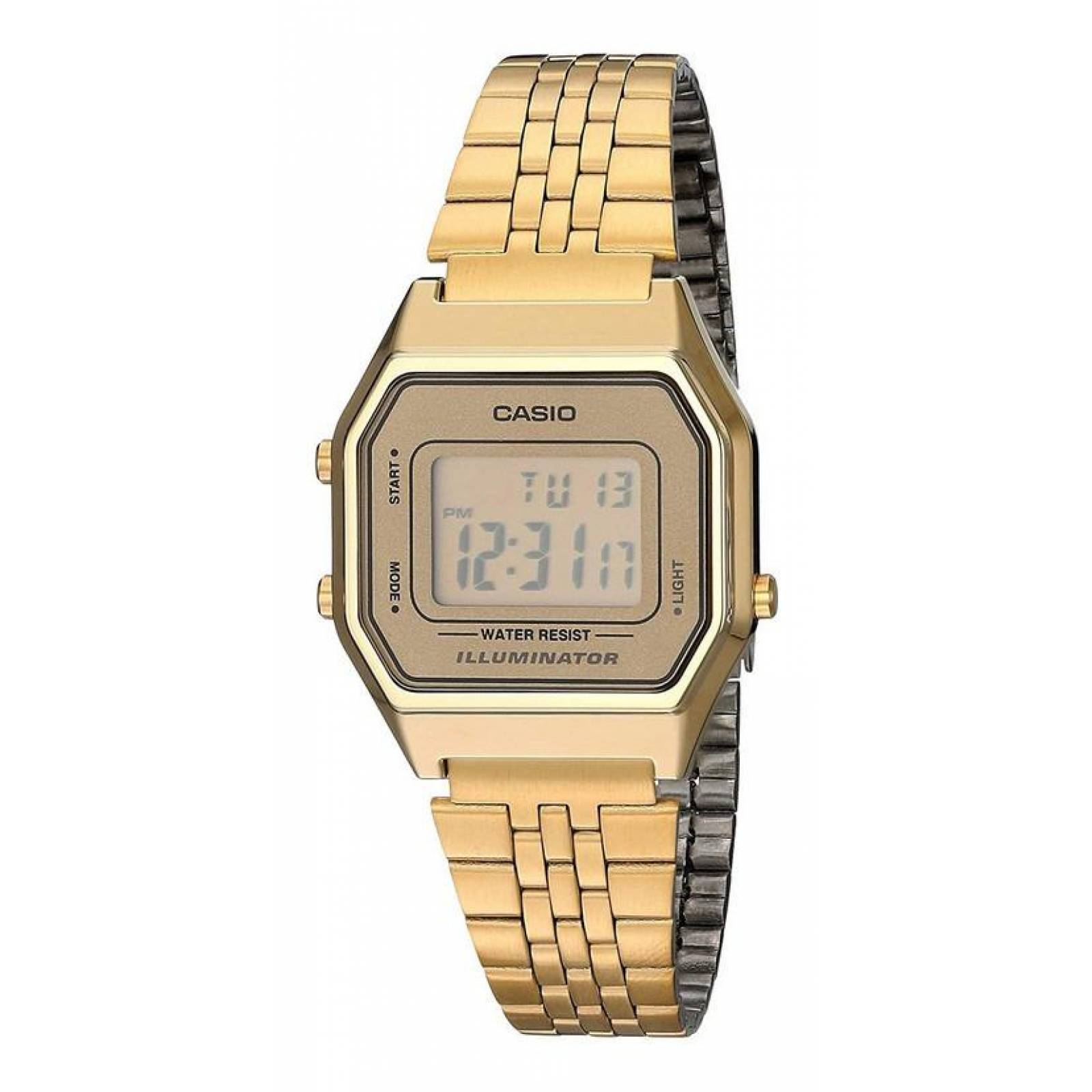 Reloj Casio Para Dama Color Dorado La680wga-9vt