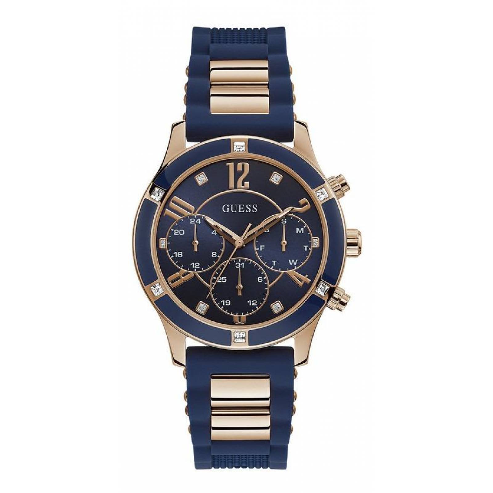 Reloj Guess Para Dama Color Azul W1234l4