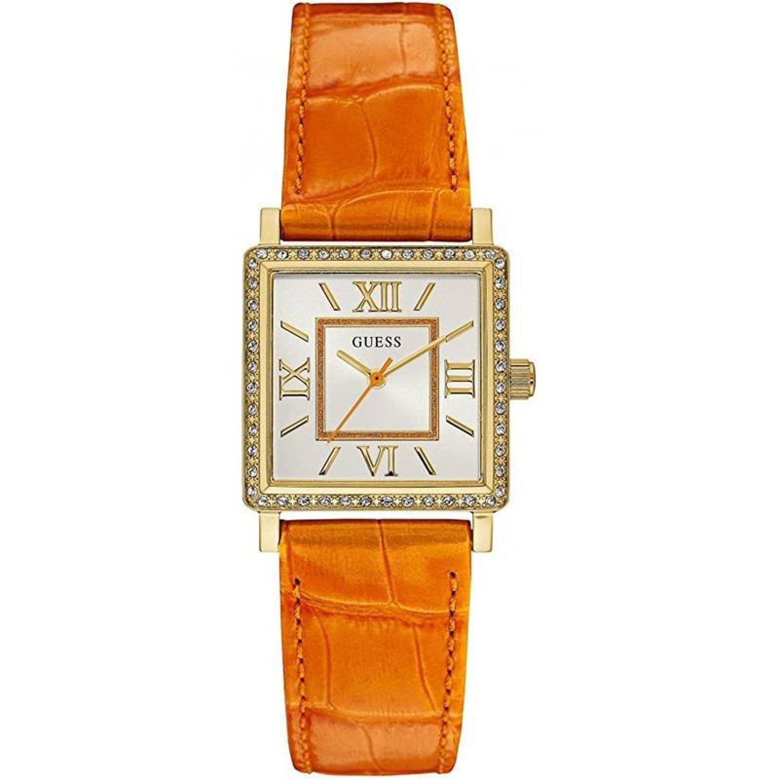 Reloj Para Dama Guess Color Naranja W0829l10