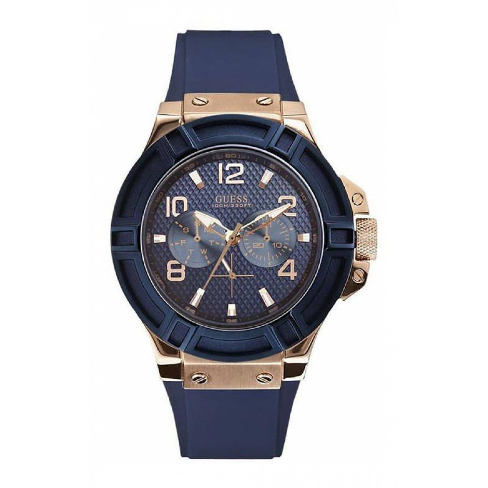 Reloj Guess Para Caballero Color Azul W0247g3