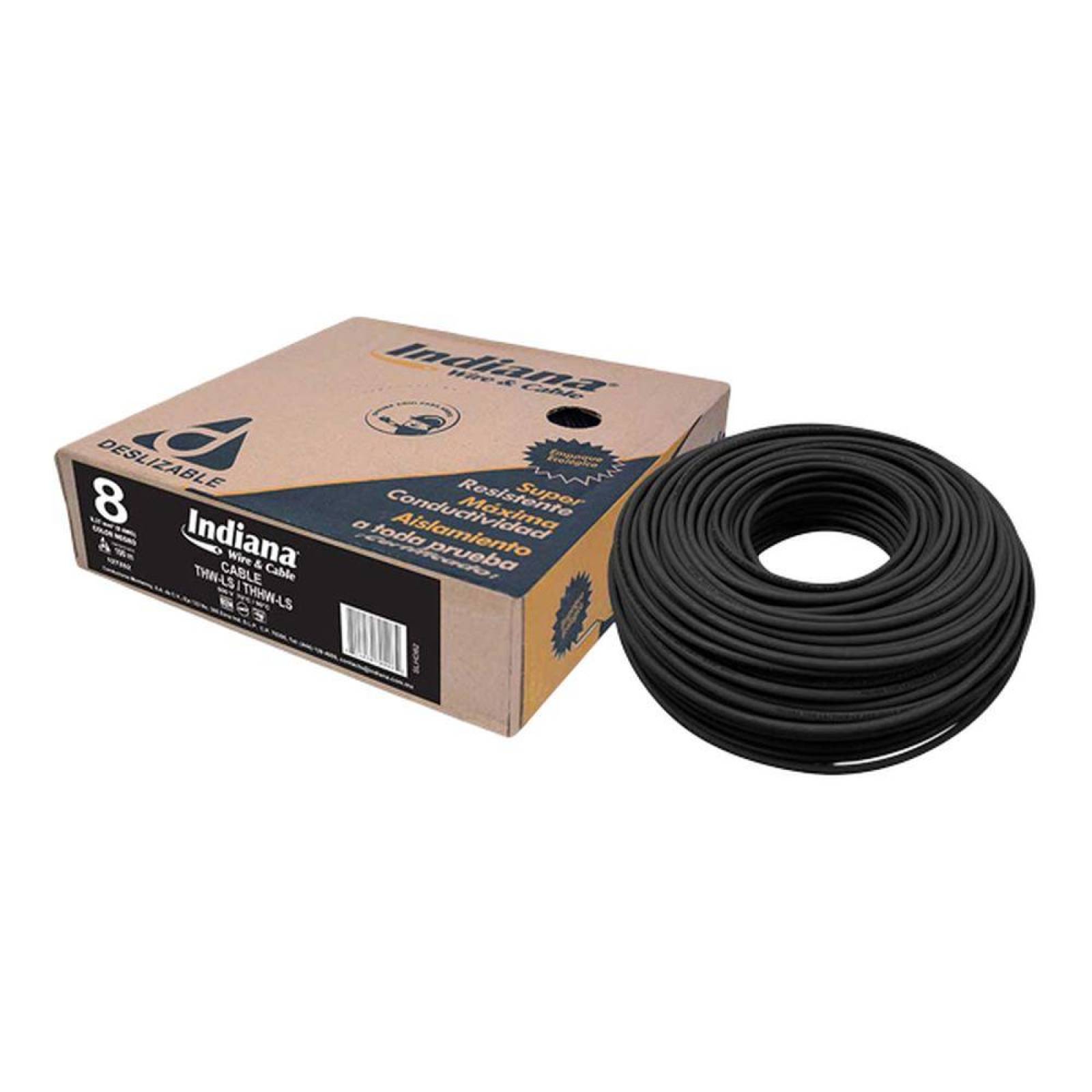 Cable Indiana Thw-ls 600v Cal 8 Ne