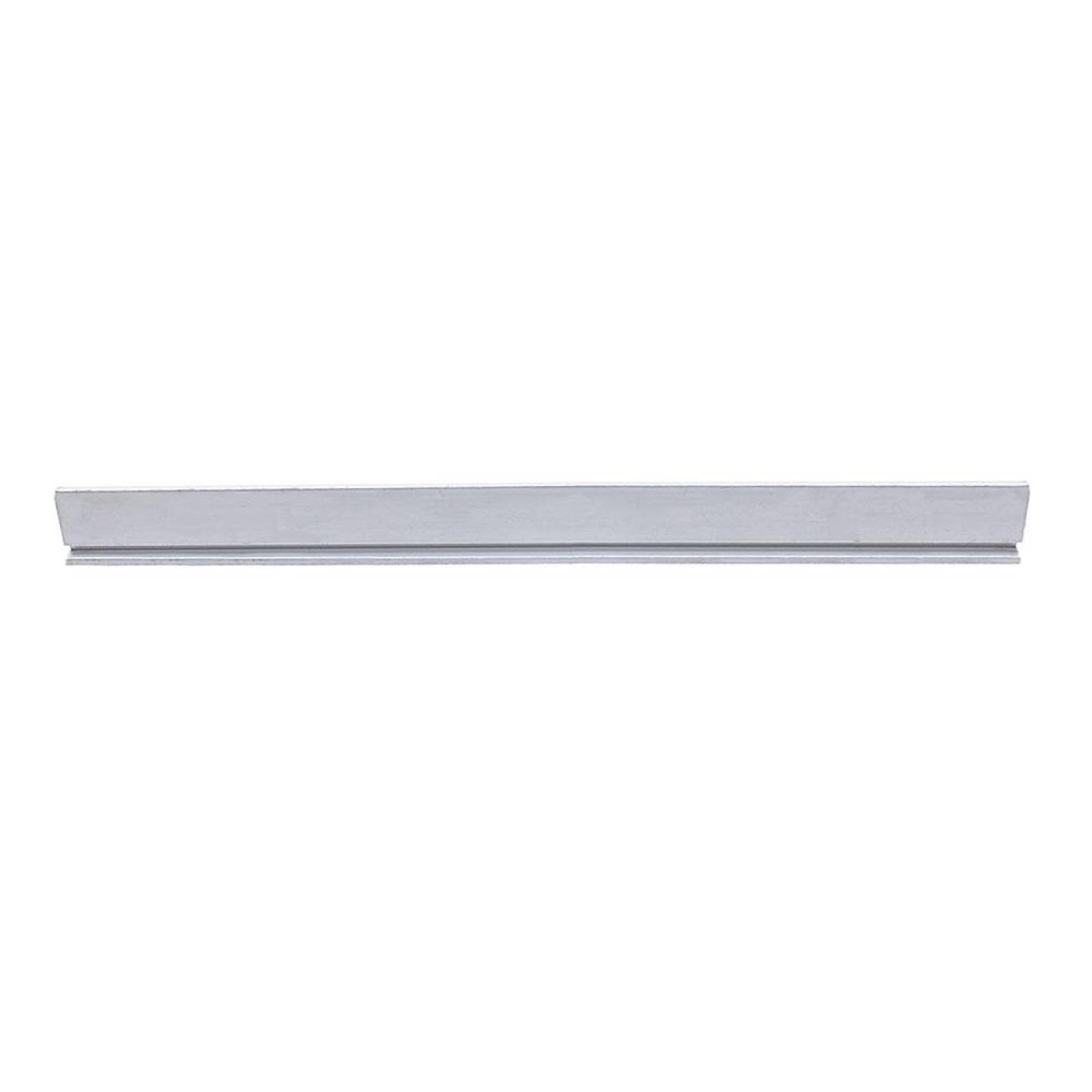 Riel Inferior De Aluminio Plateado