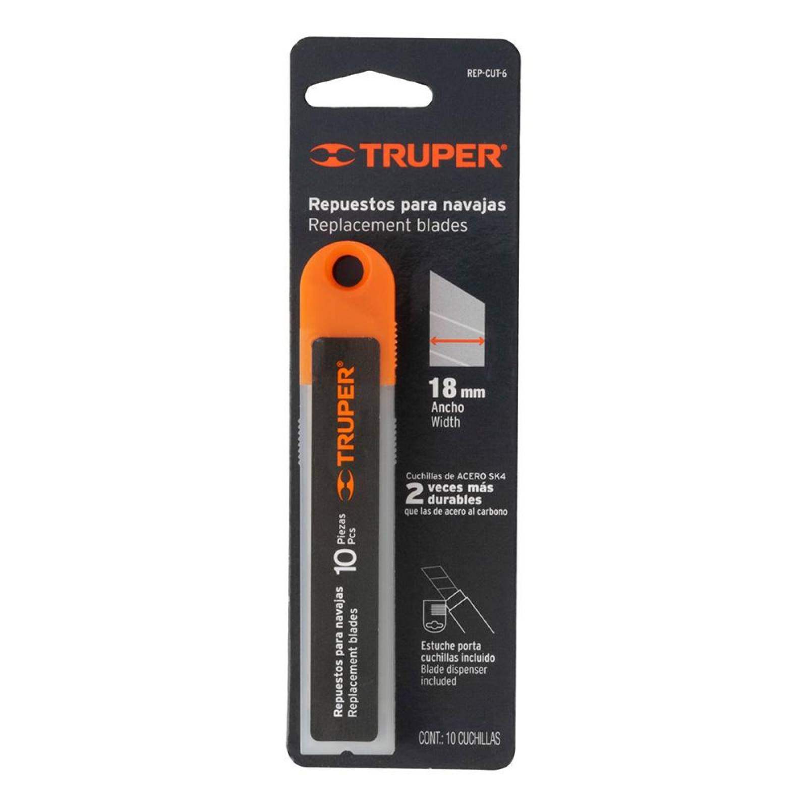 Repuesto Para Navajas De 18 Mm Acero Truper