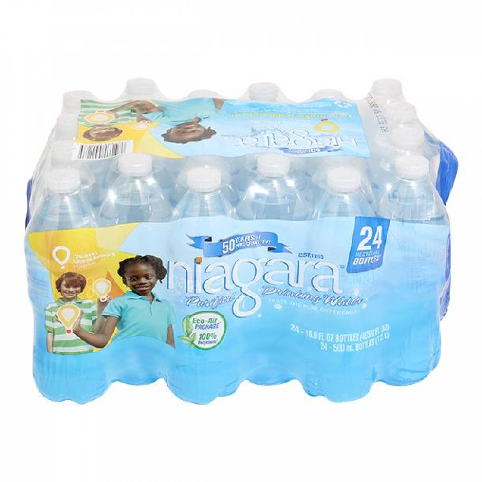 24 Pack 500 Ml Agua Natural Niagara