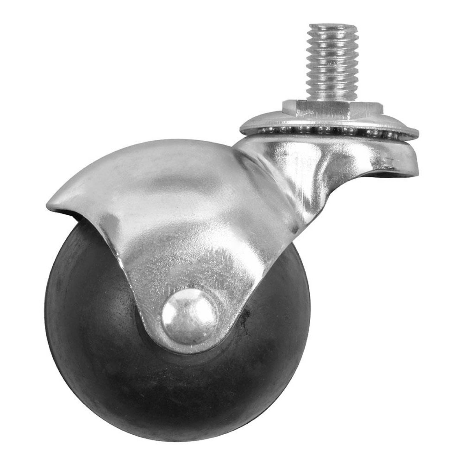 Rodaja Bola De Hule 2 Pulgadas Negro