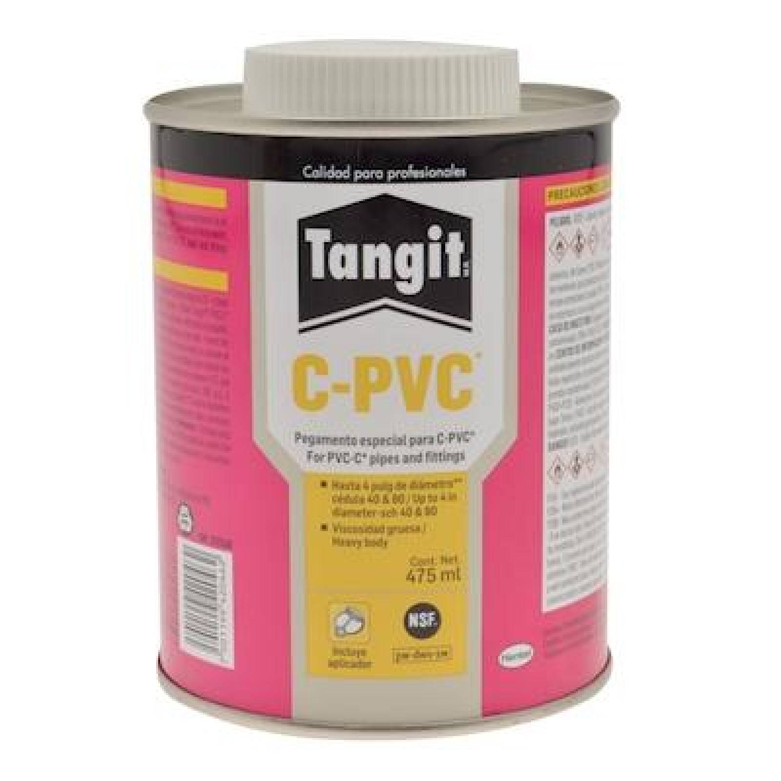 PEGAMENTO PARA C-PVC 475 ML AMARILLO TANGIT