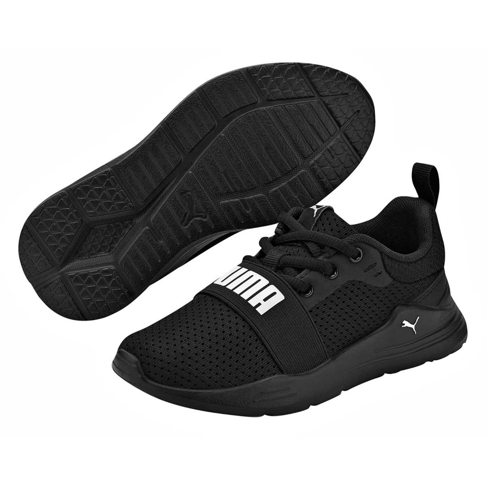 TENIS DEPORTIVO Puma 374216-01 Color NEGRO PARA NIÑO TX1