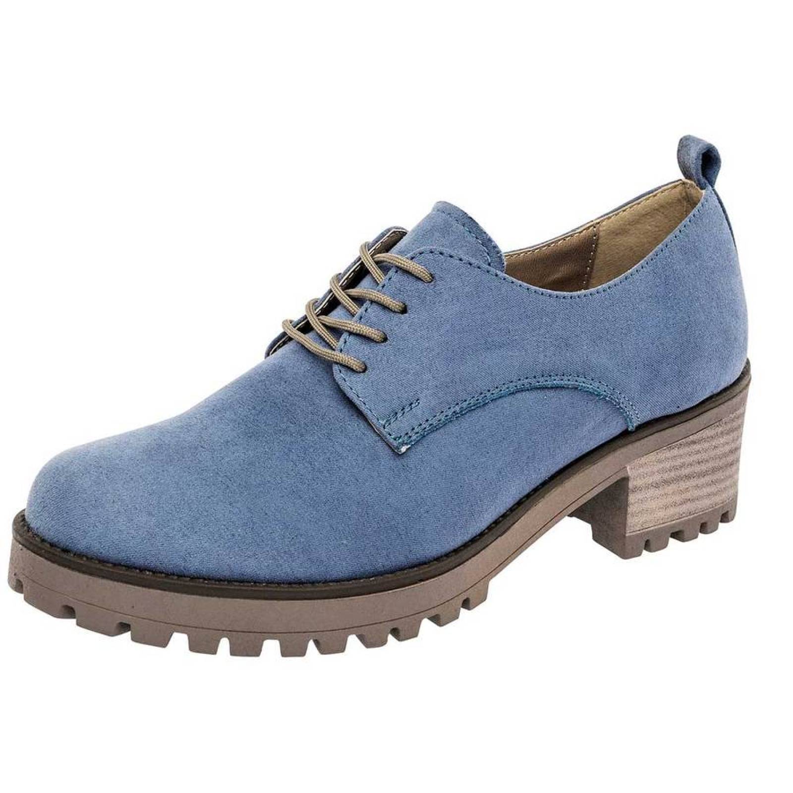 ZAPATO CASUAL Been Class 12335 Color AZUL PARA MUJER TX1