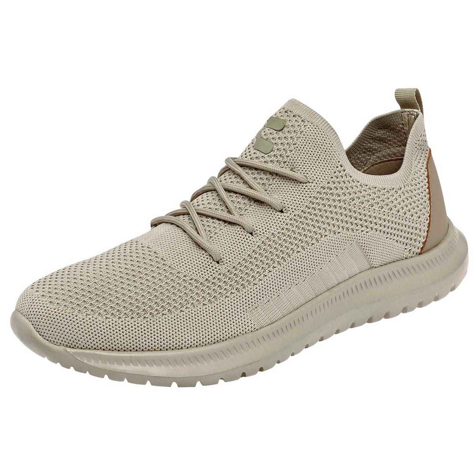 TENIS DEPORTIVO CHARLY 1029728 Color Beige para Hombre Tx3