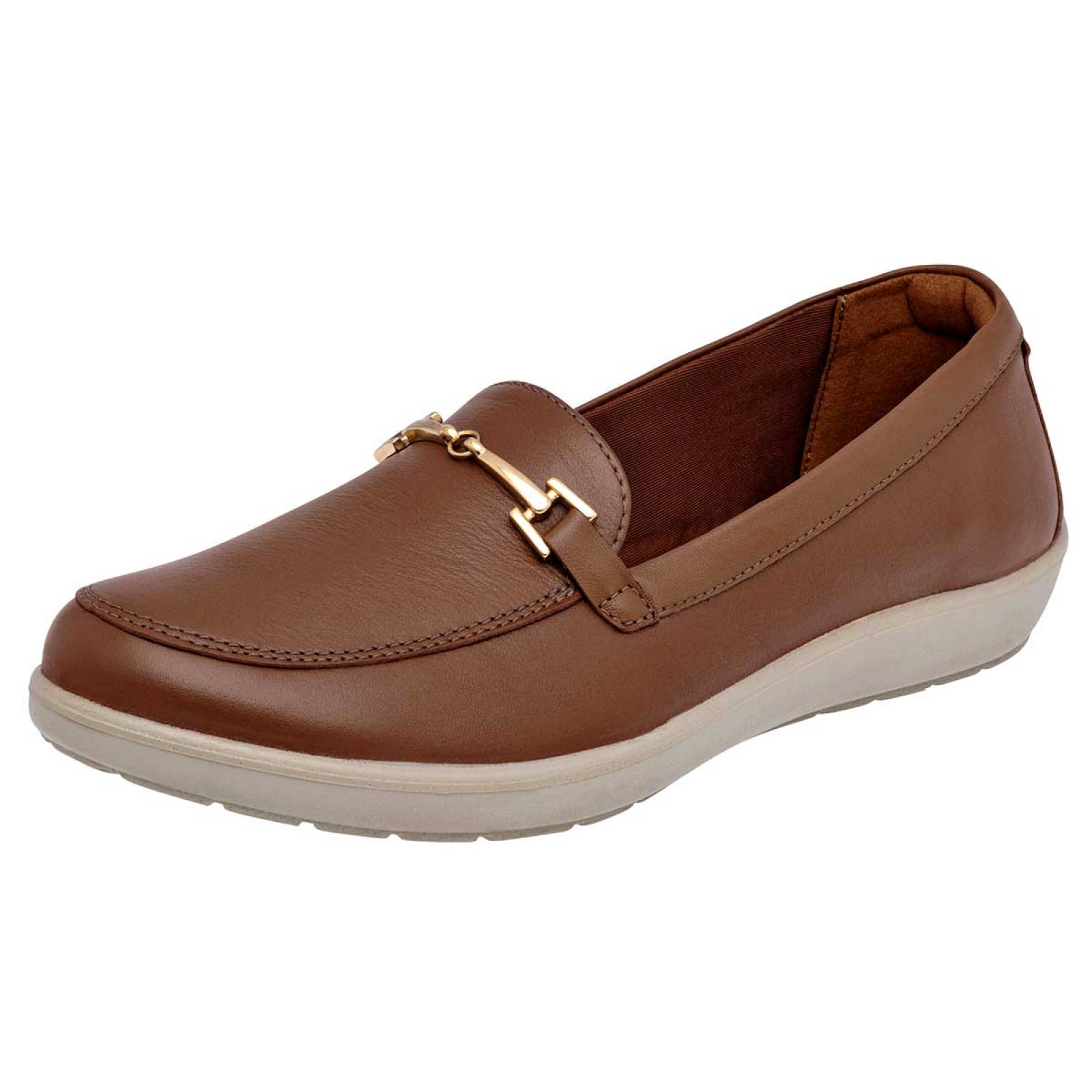 Zapato Confort Flexi 101908 Color Cafe Para Mujer Tx4