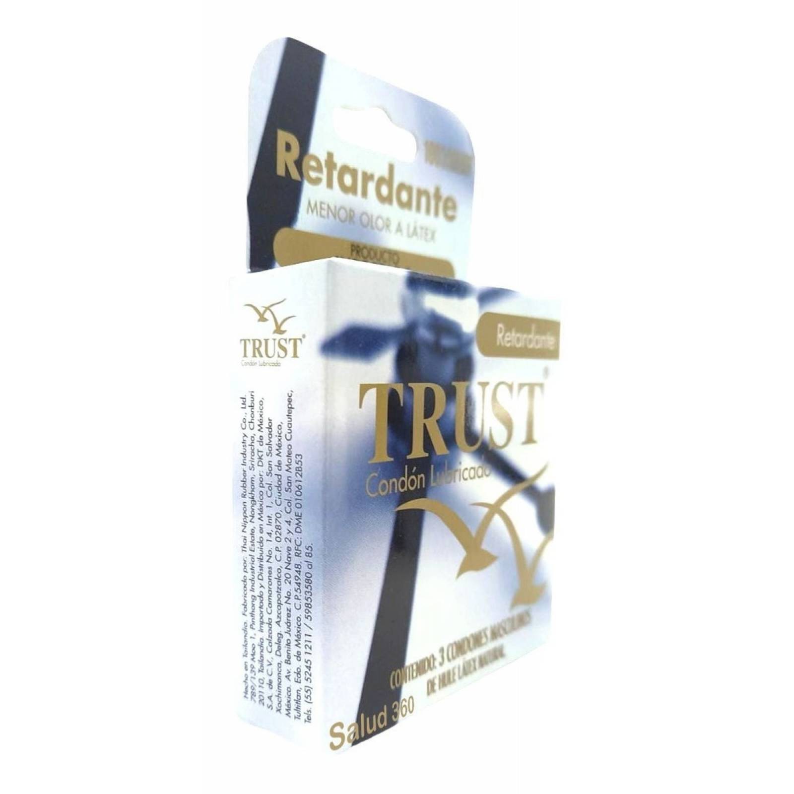 Condones Trust Retardante 3 Caja C 3 Dkt Total 9 Condones