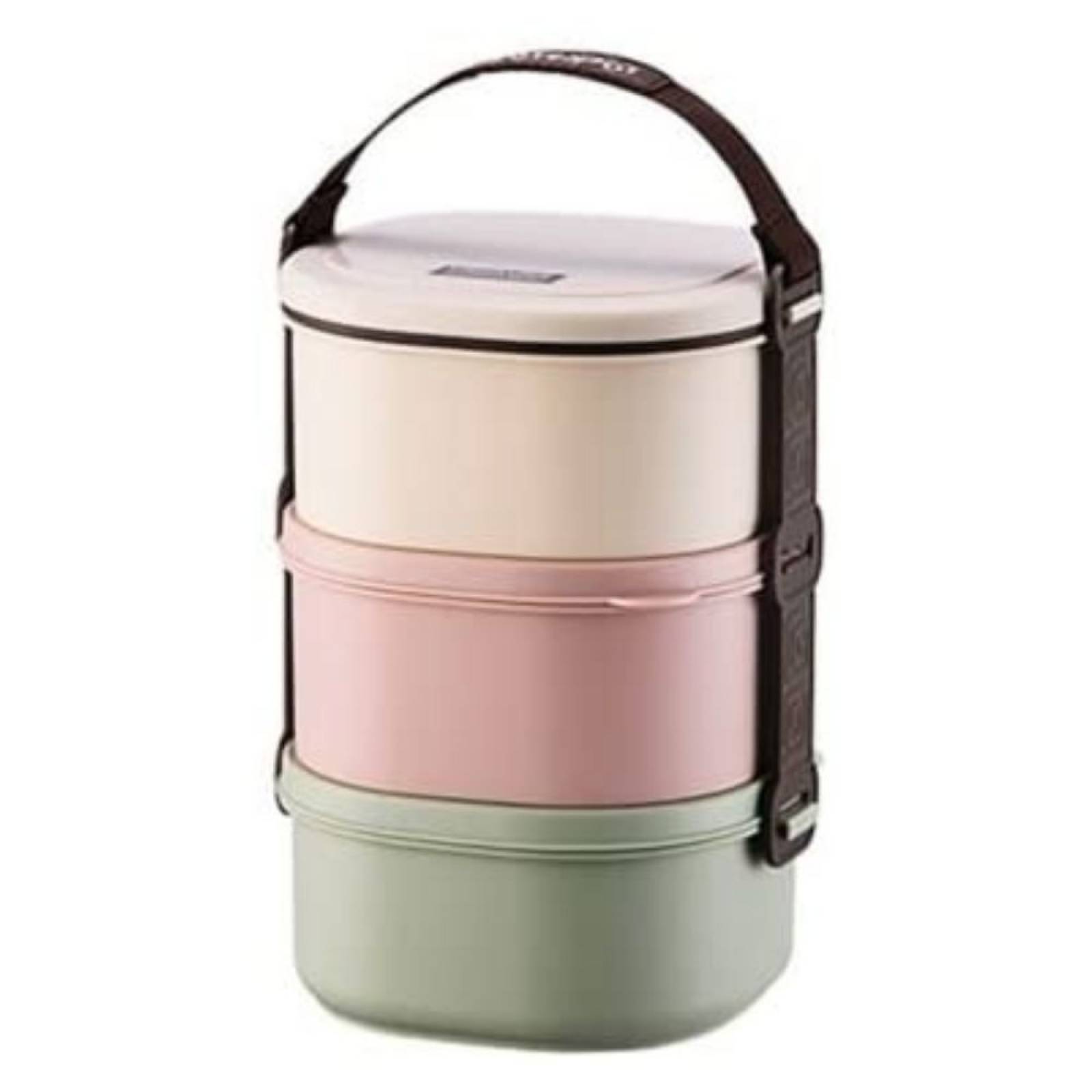 Set de 3 contenedores de 680ml apilables en lonchera Lock&Lock