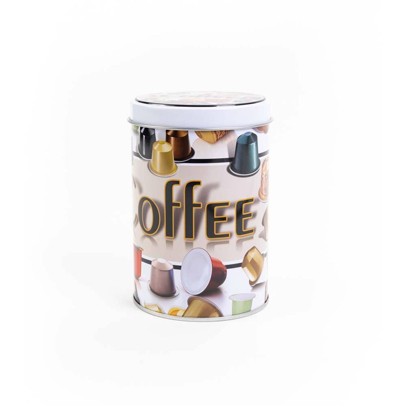 Cilindro Metálico para Almacenar Alimentos "Coffee"