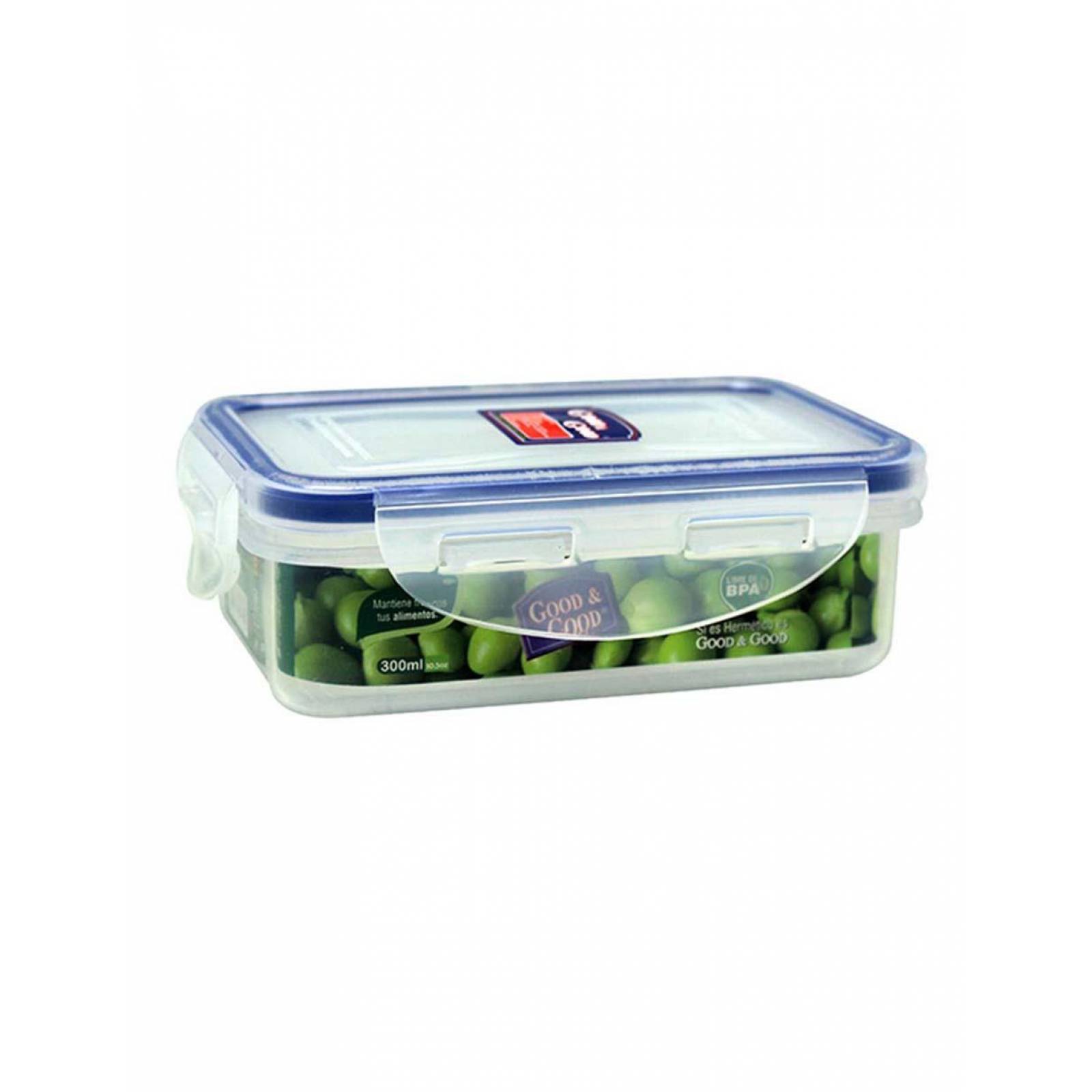 Recipiente con tapa hermética 300 ml.