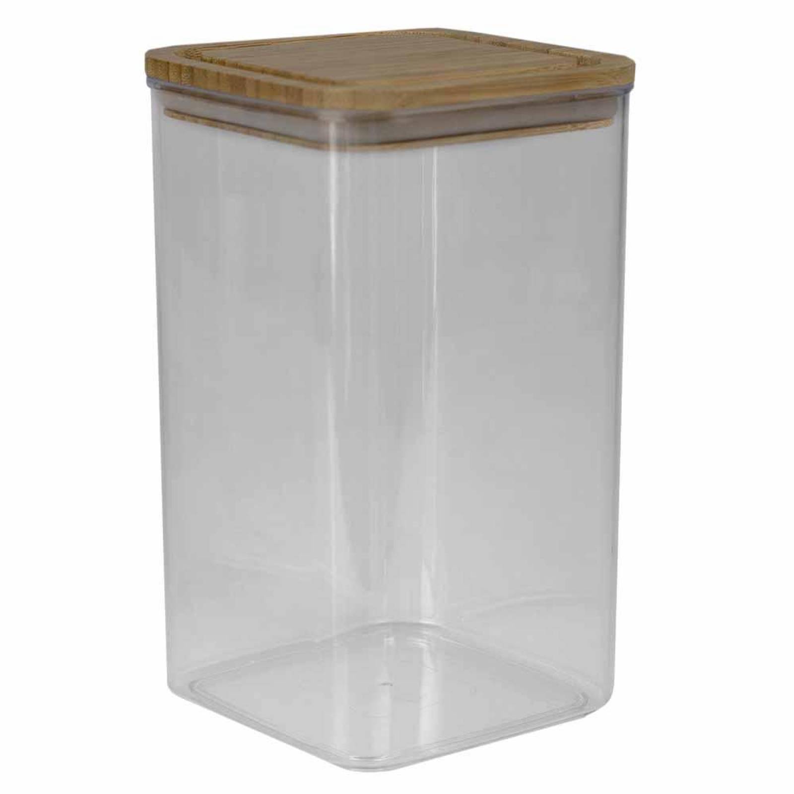 Recipiente con Tapa de Bambú Cap. 2.3L