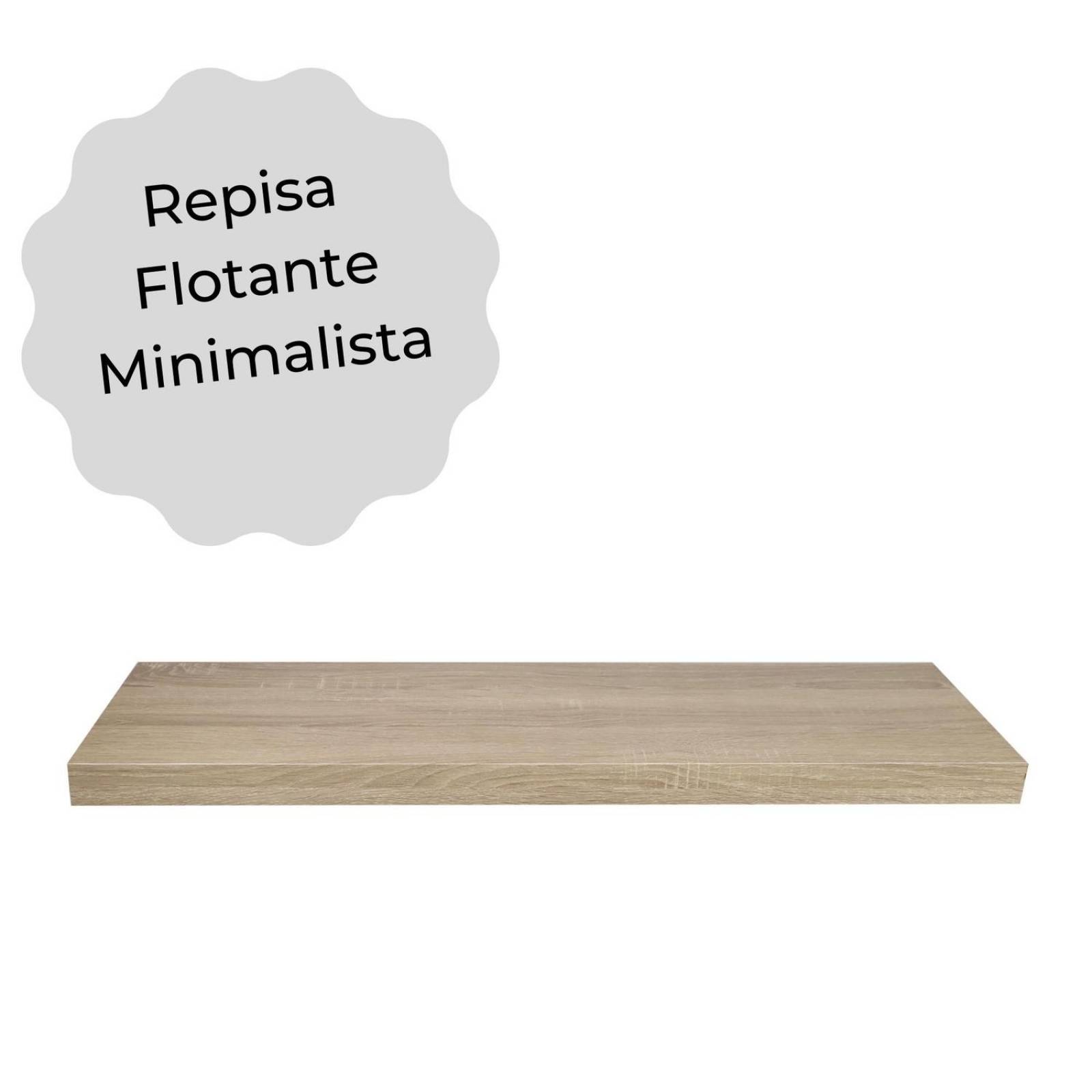 Repisa flotante minimalista Roble