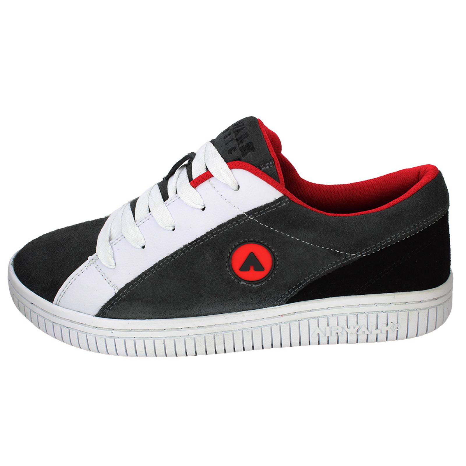 Tenis airwalk one caballero gris rojo