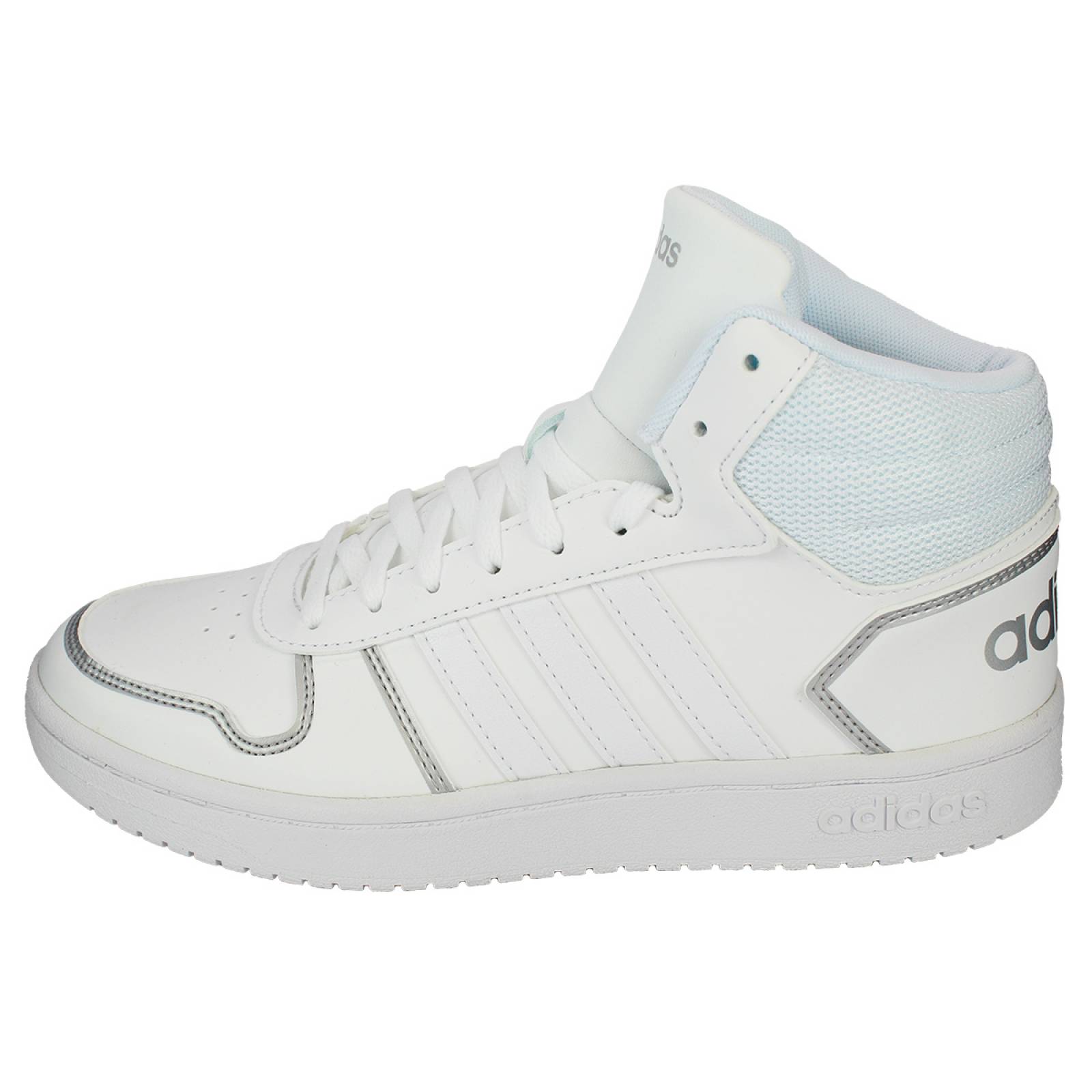 Tenis adidas hops 2.0 mid blanco
