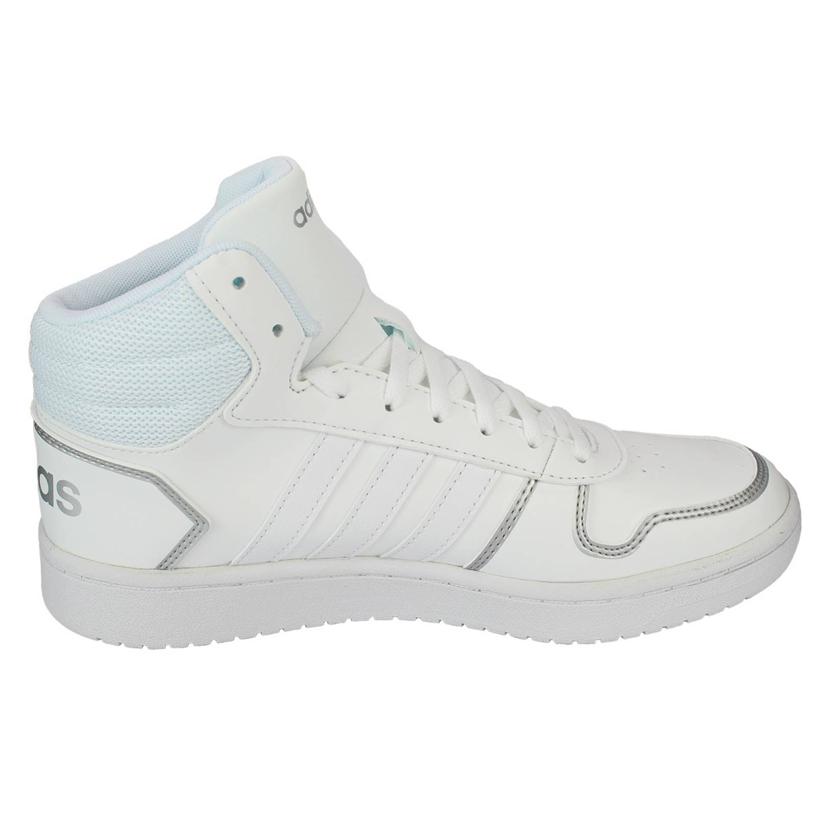 Tenis adidas hops 2.0 mid blanco