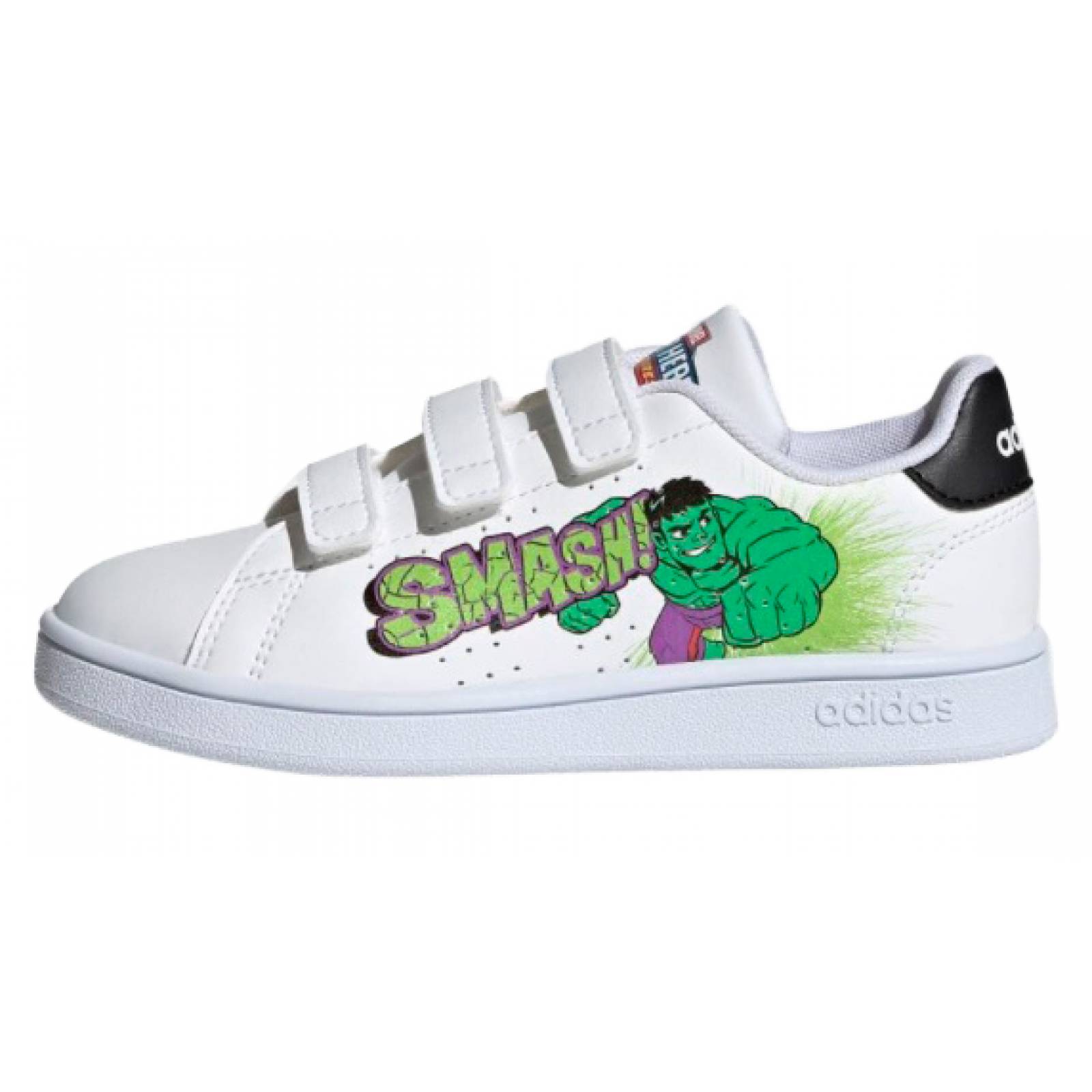 TENIS ADIDAS NIÑO ADVANTAGE SMASH HULK GZ7625