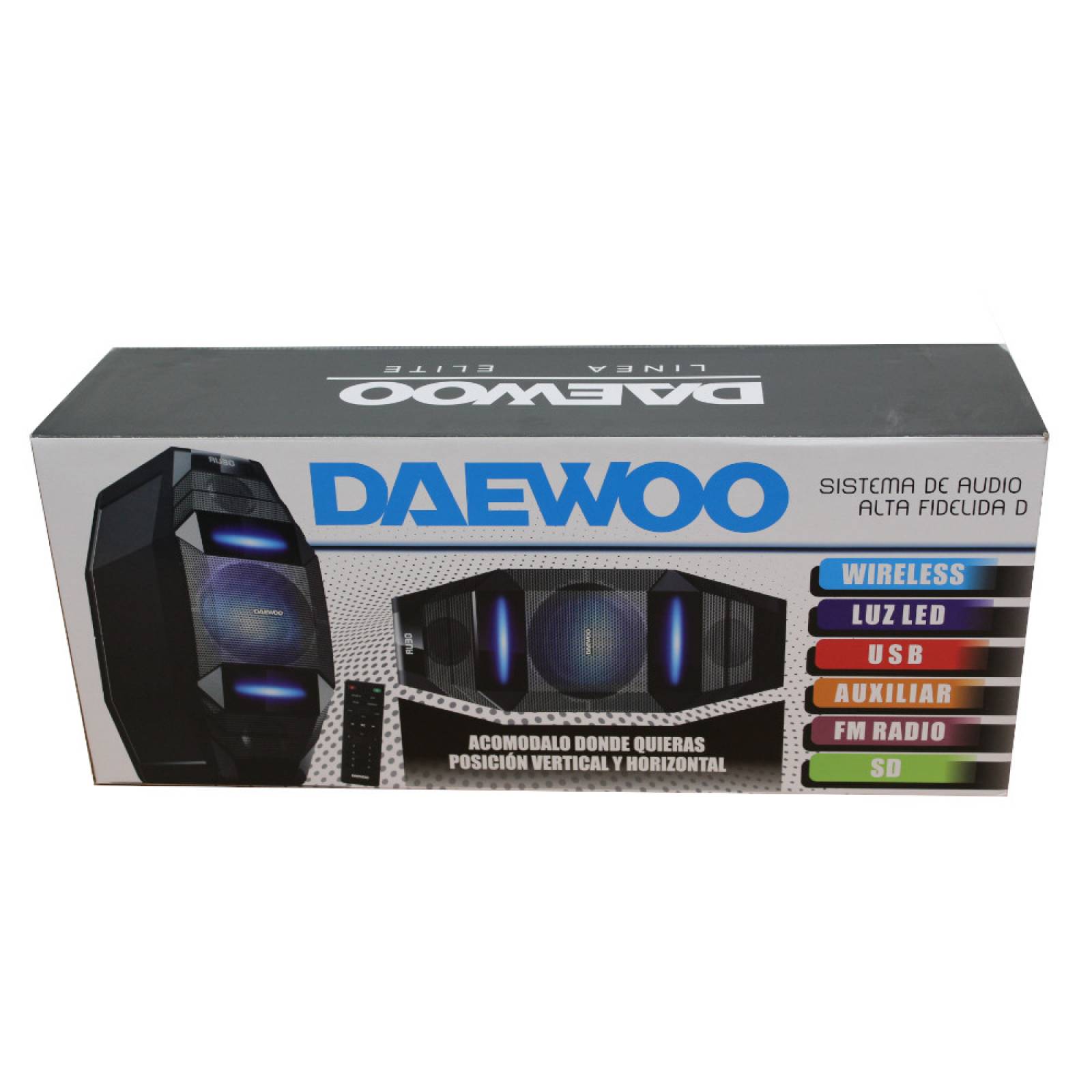 BOCINA DAEWOO ALTA FIDELIDAD Y POTENCIA DW1810