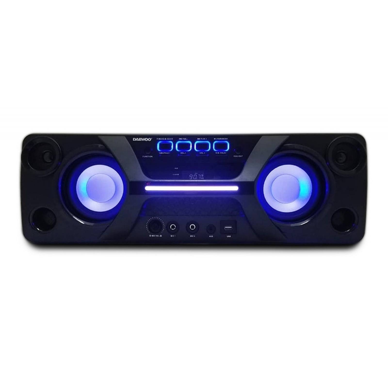 BOCINA RECARGABLE DAEWOO ALTA FIDELIDAD Y POTENCIA DW1380 EMPAQUE DAñ
