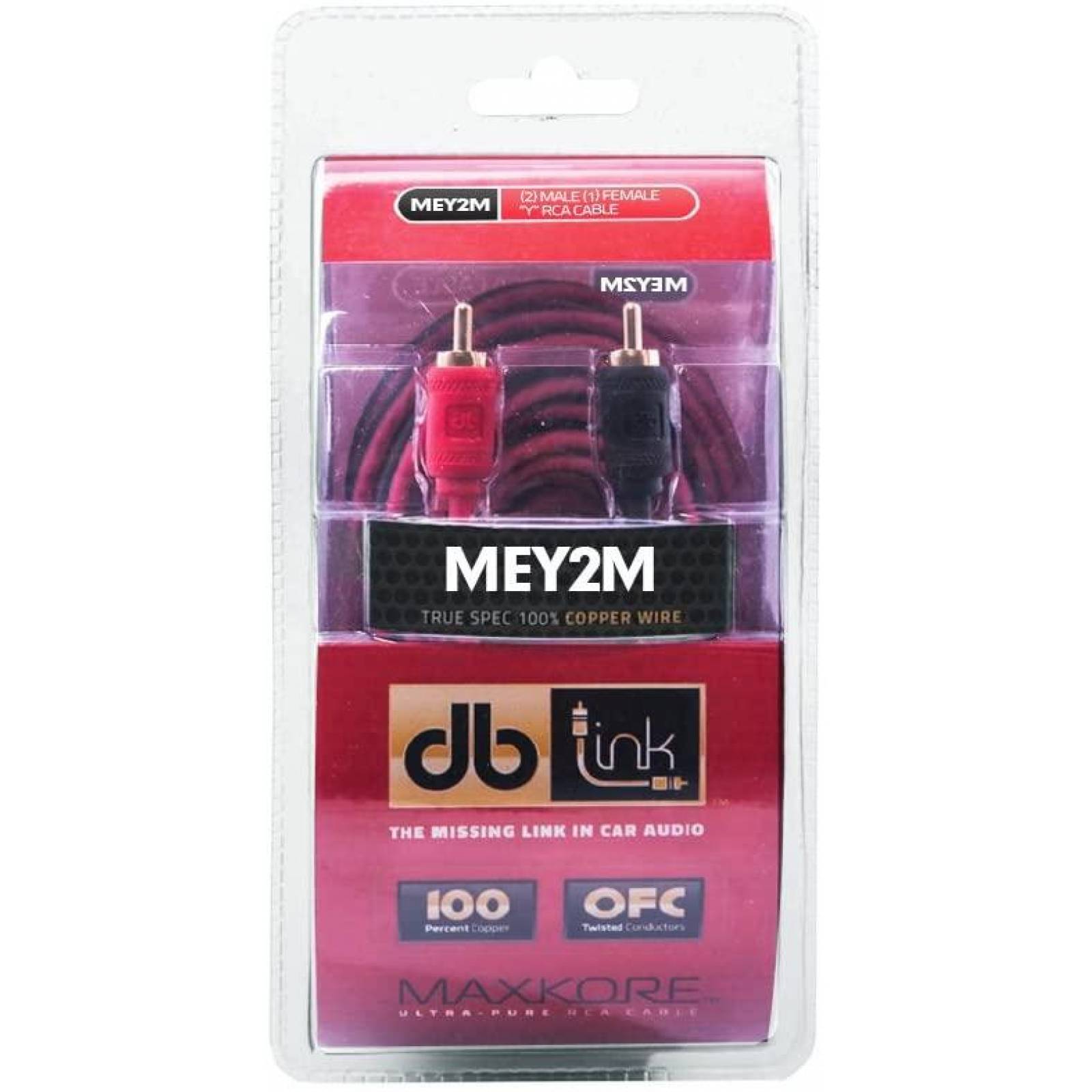 Cable RCA DB Link MEY2M 1 Hembra a 2 Macho Tipo Y 100% Cobre libre de ...