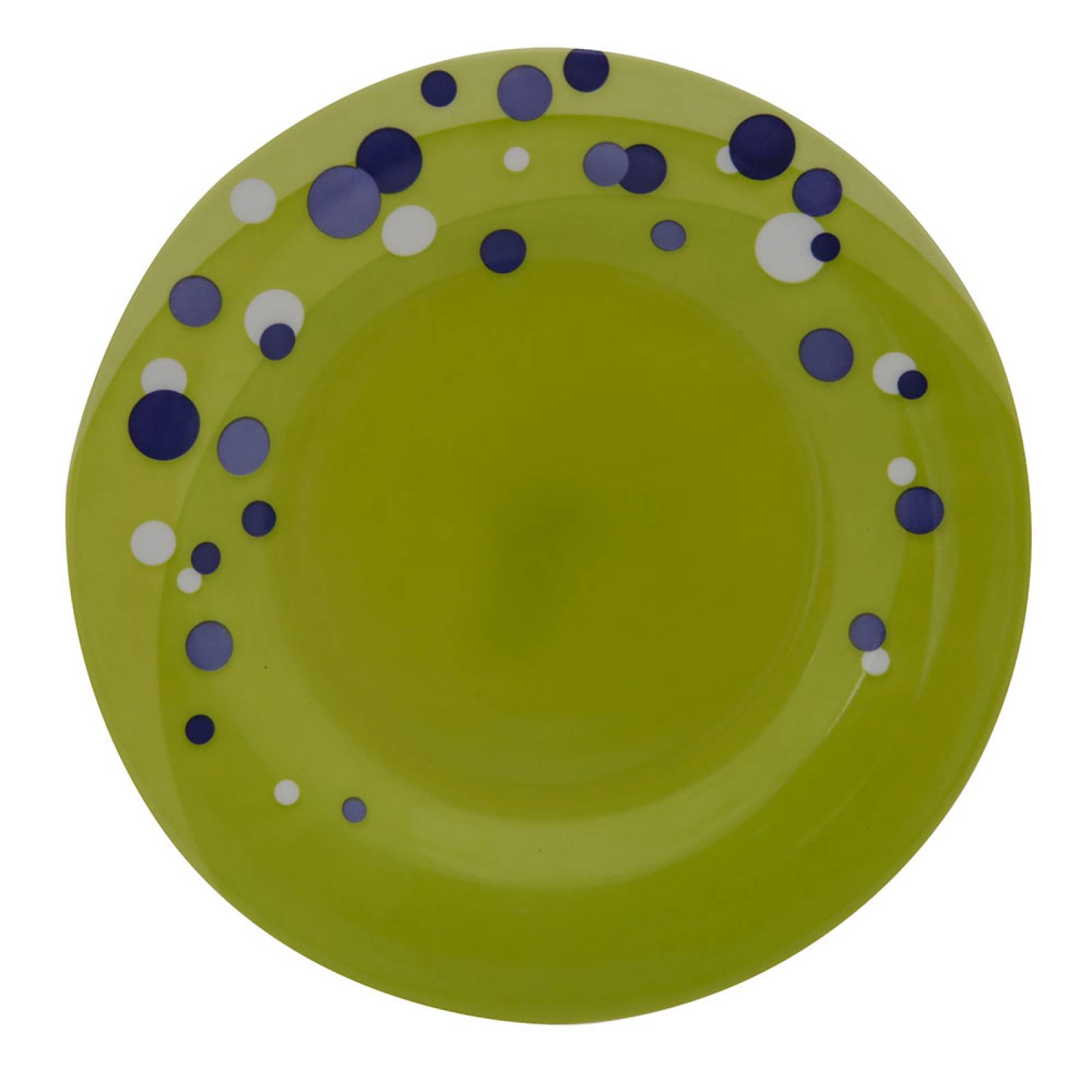 Plato postre verde Ambiance Gomet