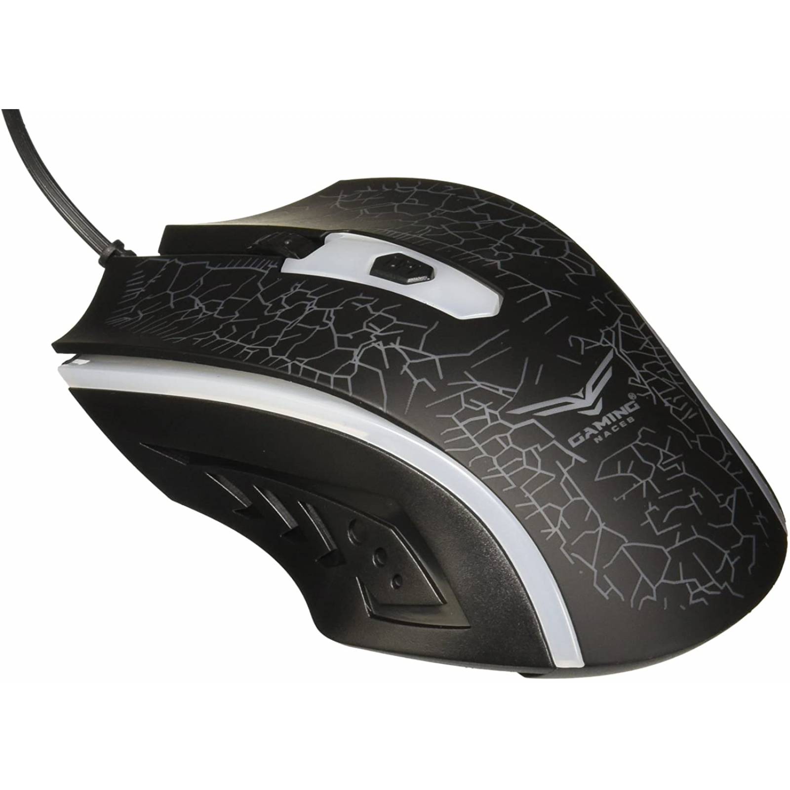 Mouse Gamer Naceb Crossfire NA-0936, RGB, 1200DPI, USB 1.5 Metros