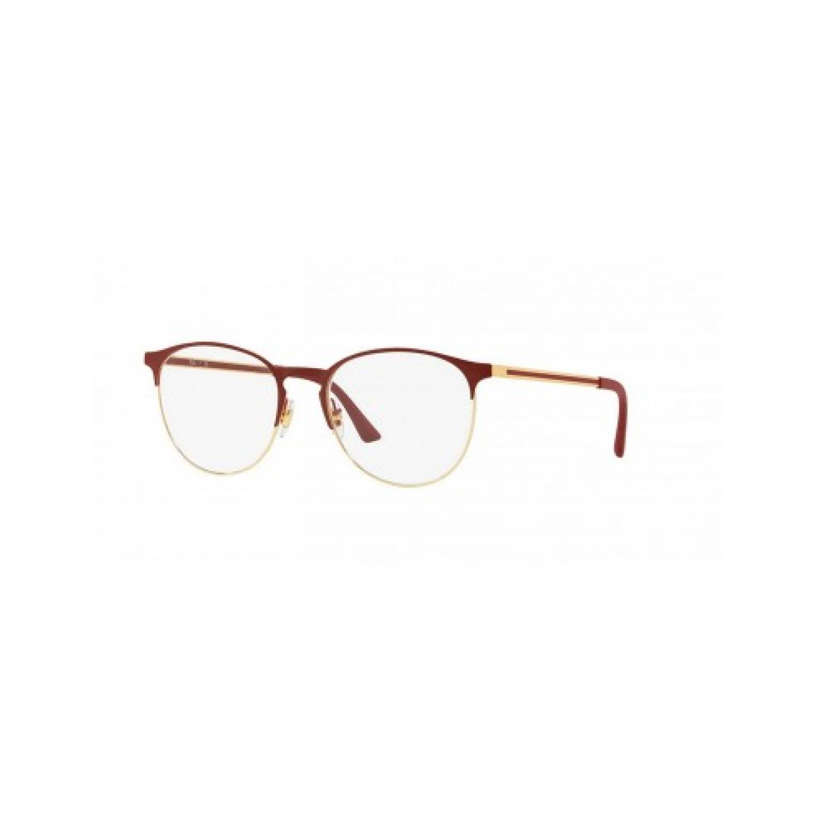 Ray Ban Oftalmico Rb6375v 2982 Round Metal Dorado Vino