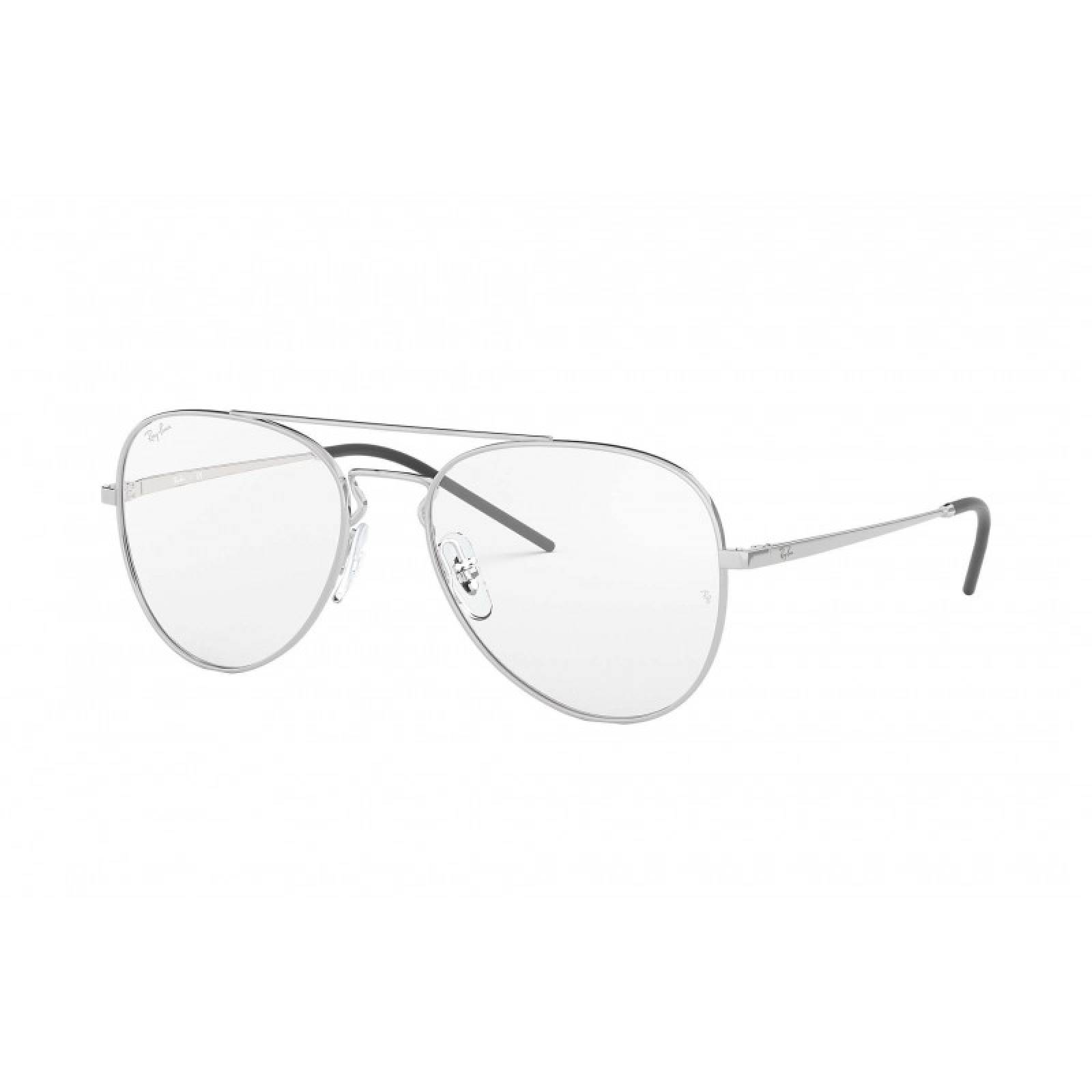 Ray Ban Oftalmico RB6413 2501 New Aviator Plateado Gota