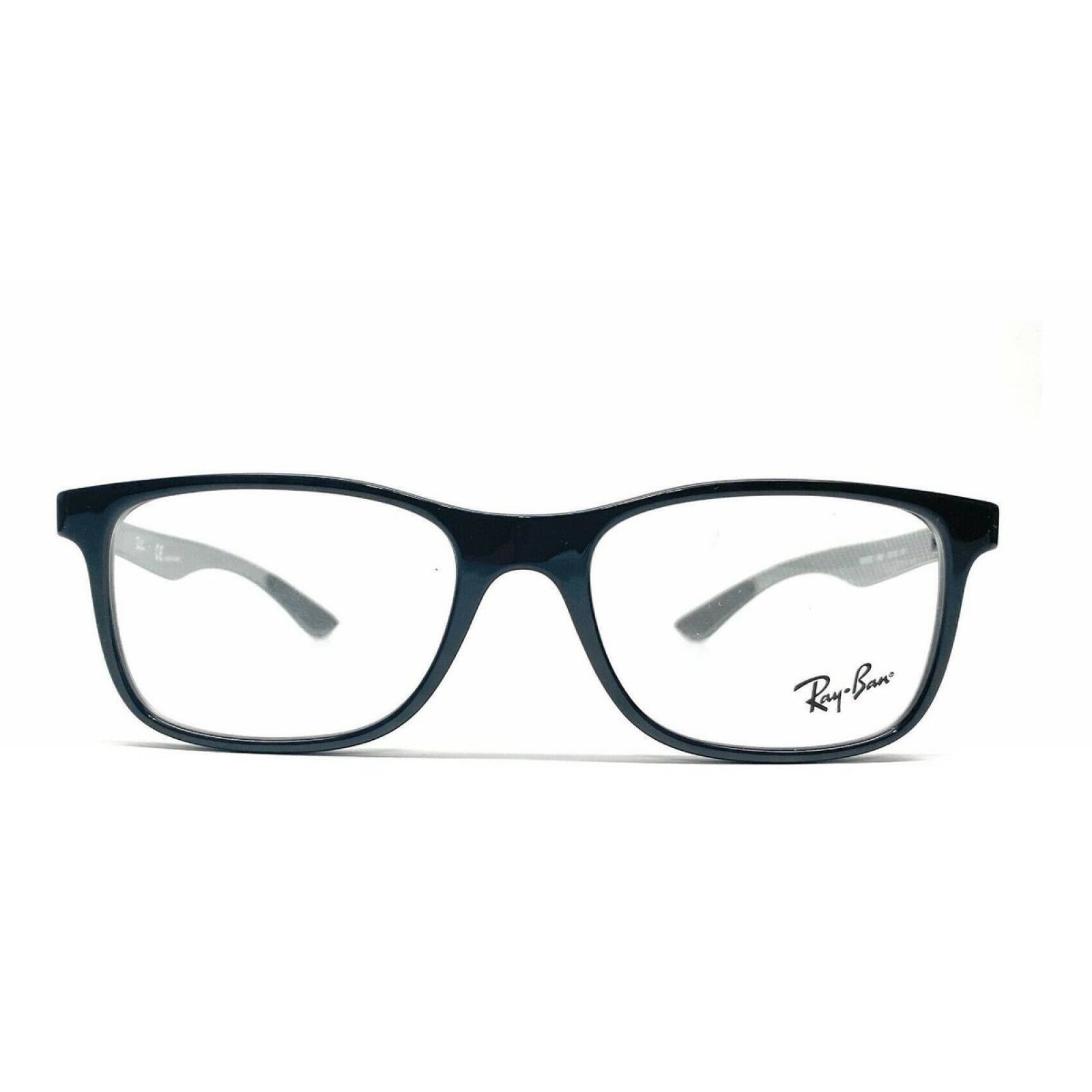 Ray Ban RB8903 5681 Oftalmico Square Negro Fibra Carbono Original
