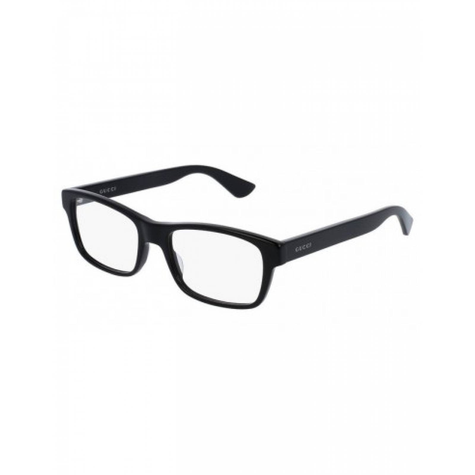 Gucci Gg0006O 001 Oftalmico Square Shape Negro Brillante Original