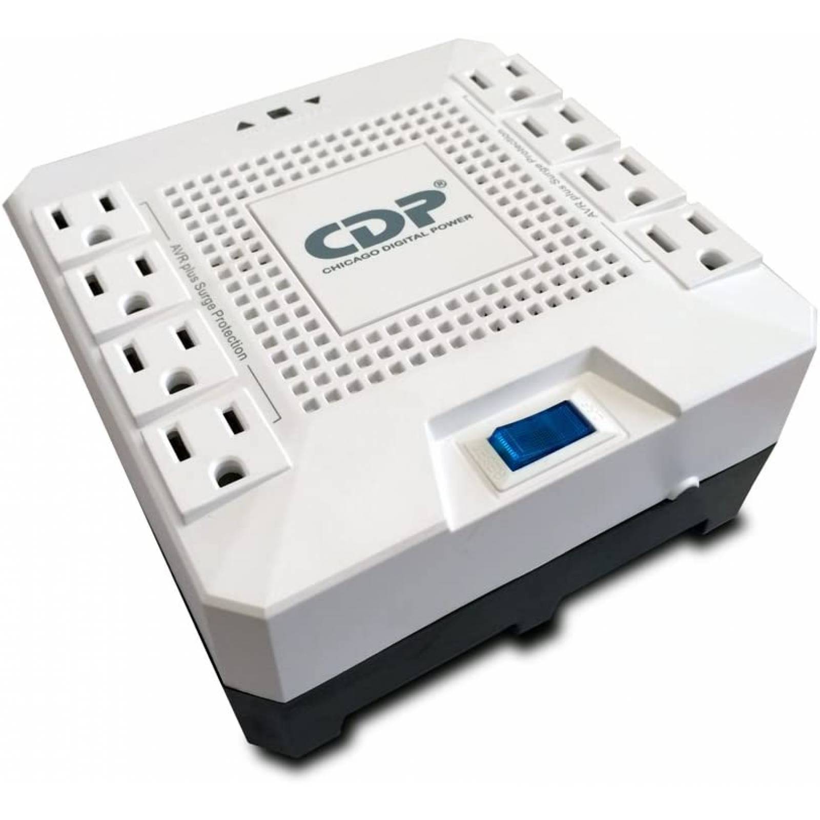Regulador de Voltaje CDP AVR-PRO 1808 - 8, 1800 VA, 1000 W