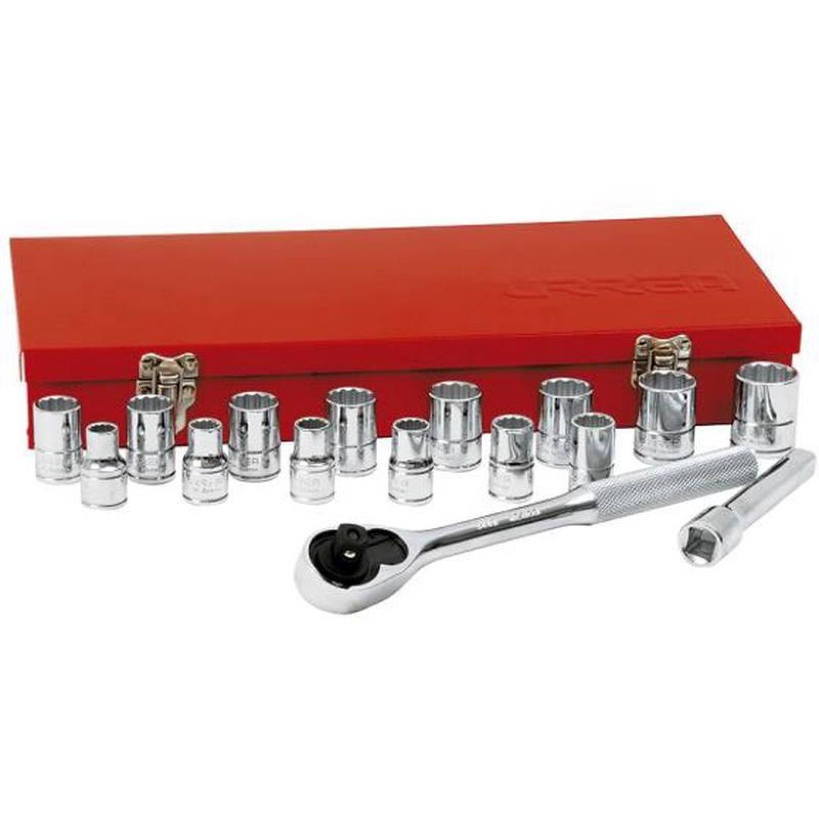 Juego de 17 dados y accesorios métricos 1/2in 54208 - Codigo: 54208 ...